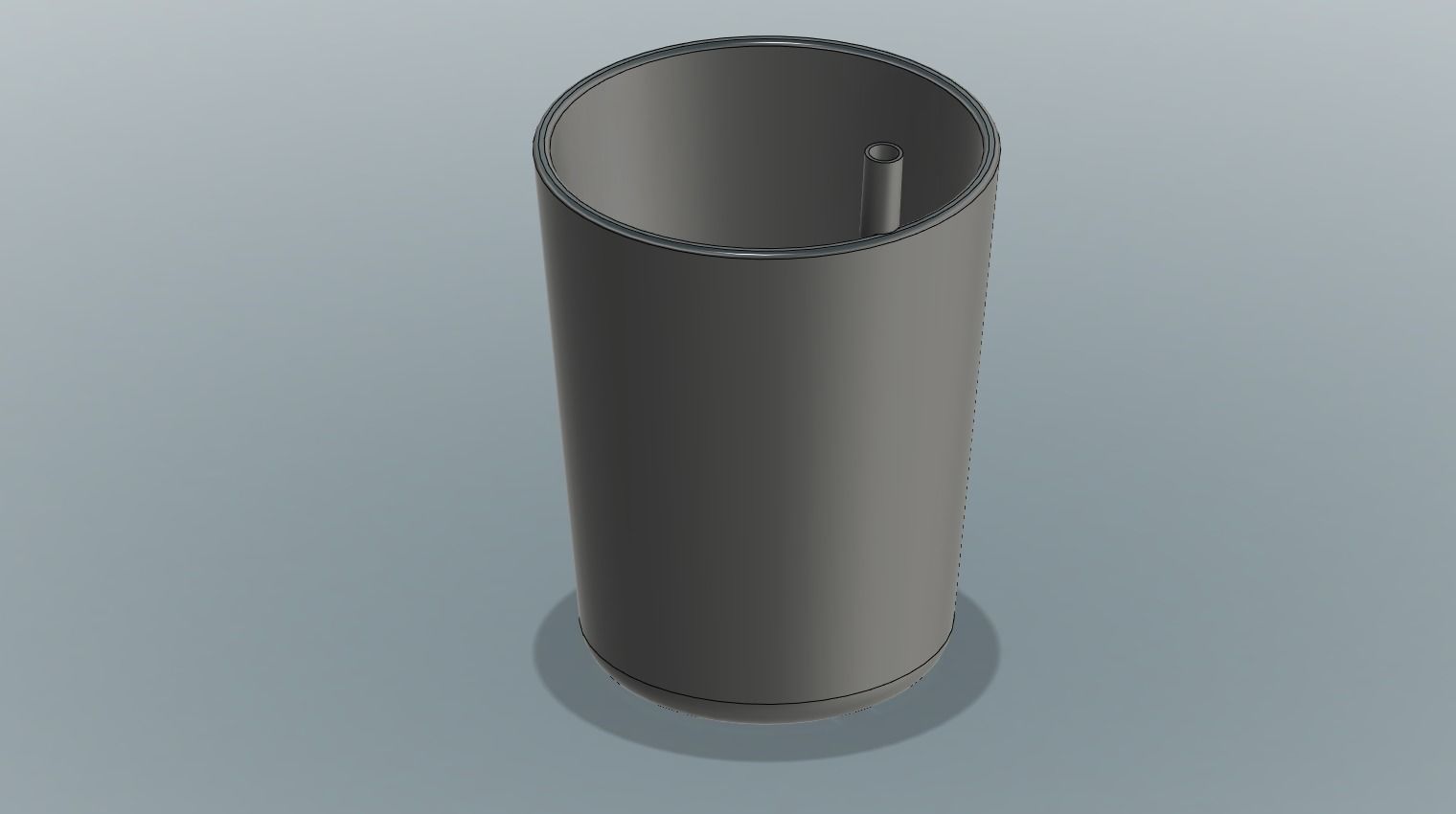 Cup with blunt straw 3D model 3D printable | CGTrader
