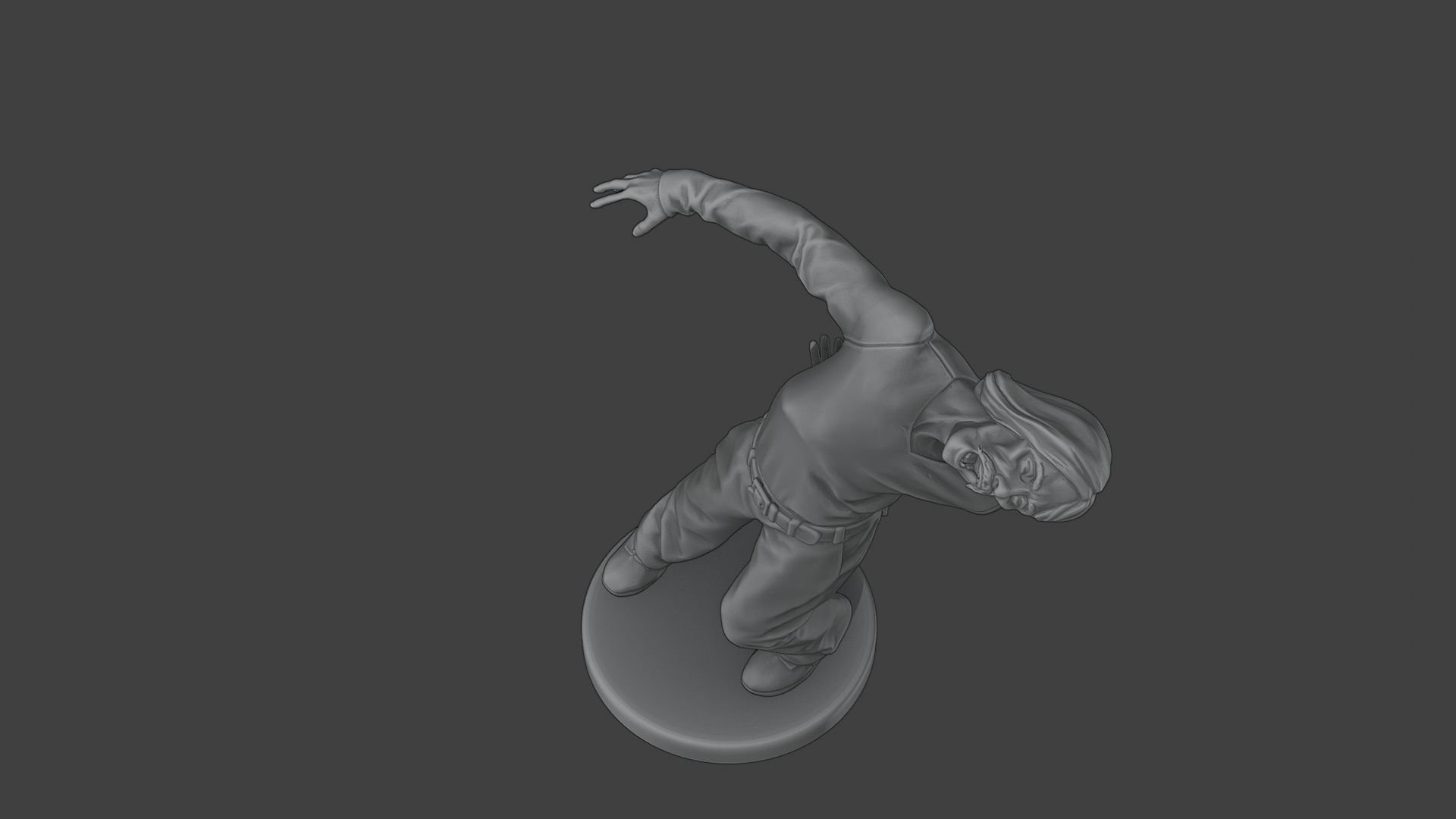 Casual Male Zombie CZ4 0005 3D model 3D printable | CGTrader