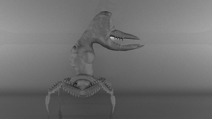 scrab model creature 3D model | CGTrader