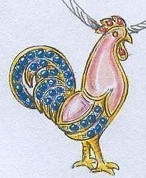 Hen and chicken diamond pendant 3D model 3D printable | CGTrader