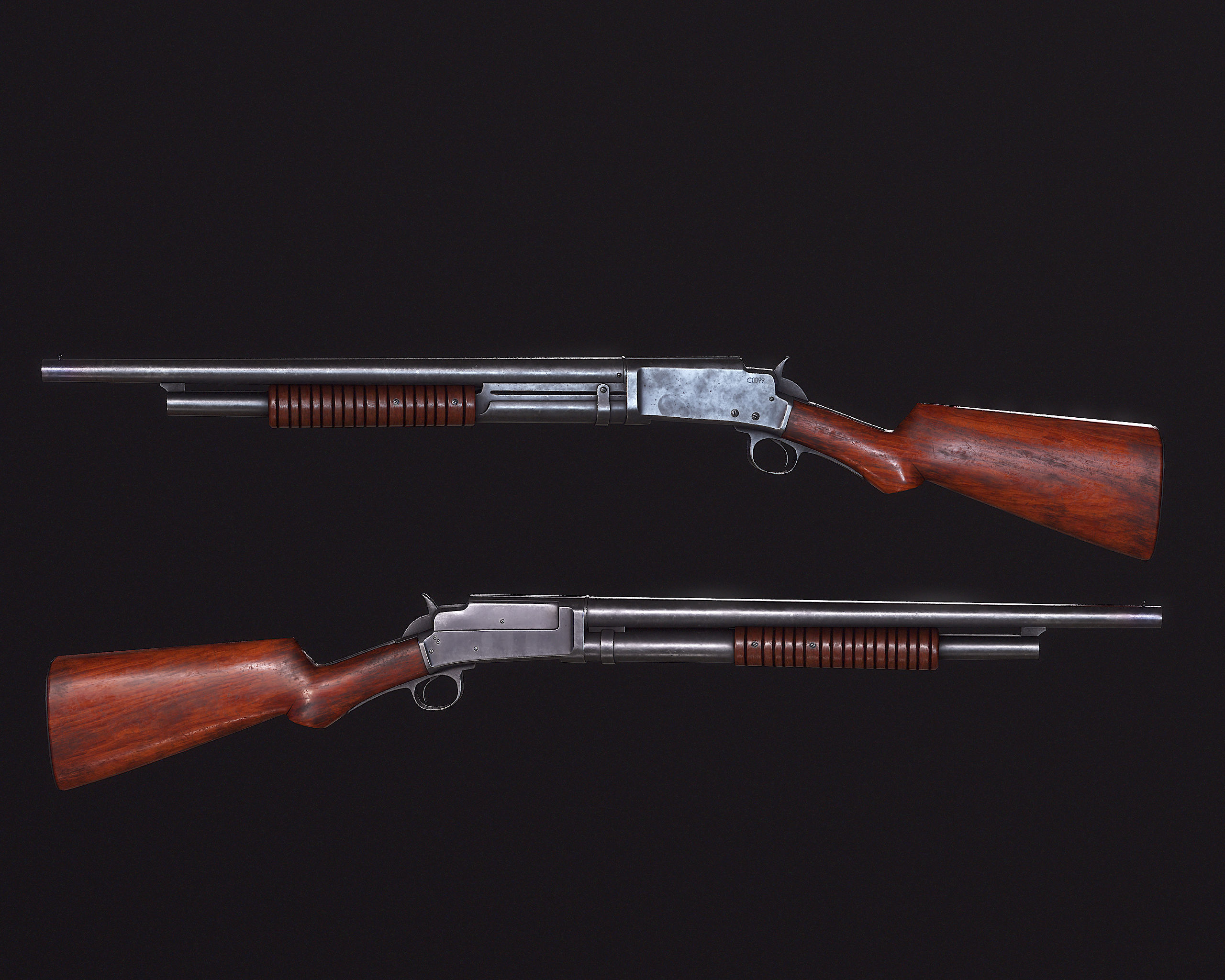 3D model Remington Shotgun Model 17 VR / AR / low-poly | CGTrader