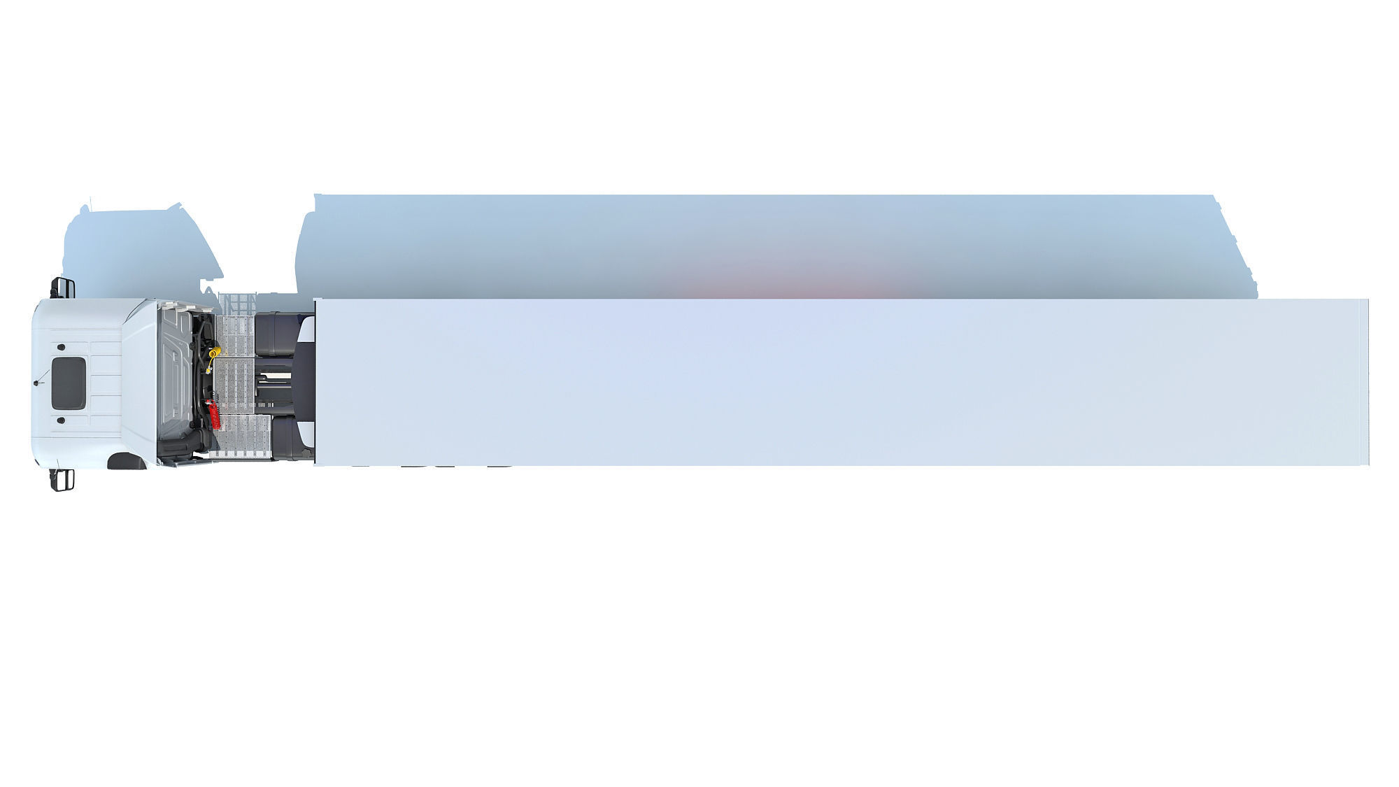 Truck with Reefer Refrigerator Trailer 3D model | CGTrader