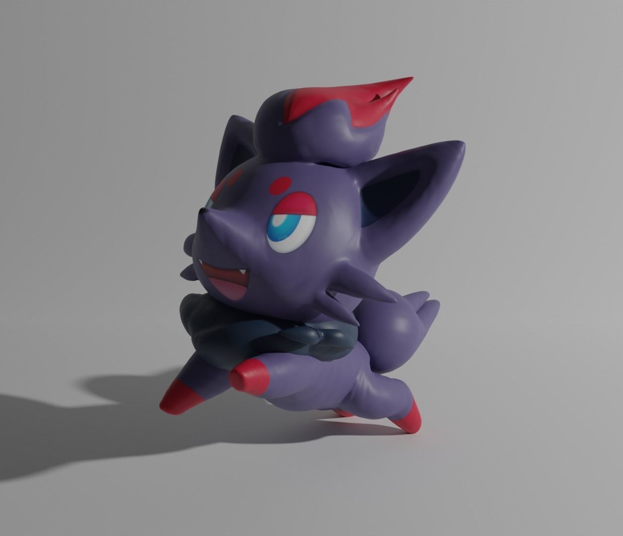 Zorua pokemon 3D print model 3D model 3D printable | CGTrader