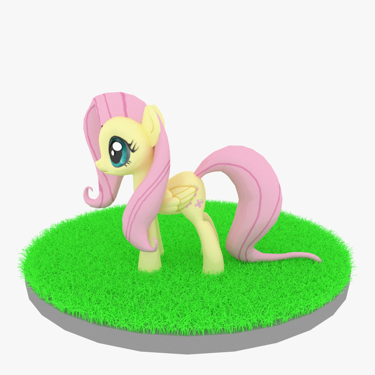 3D model Cartoon Pony Rigged VR / AR / low-poly | CGTrader