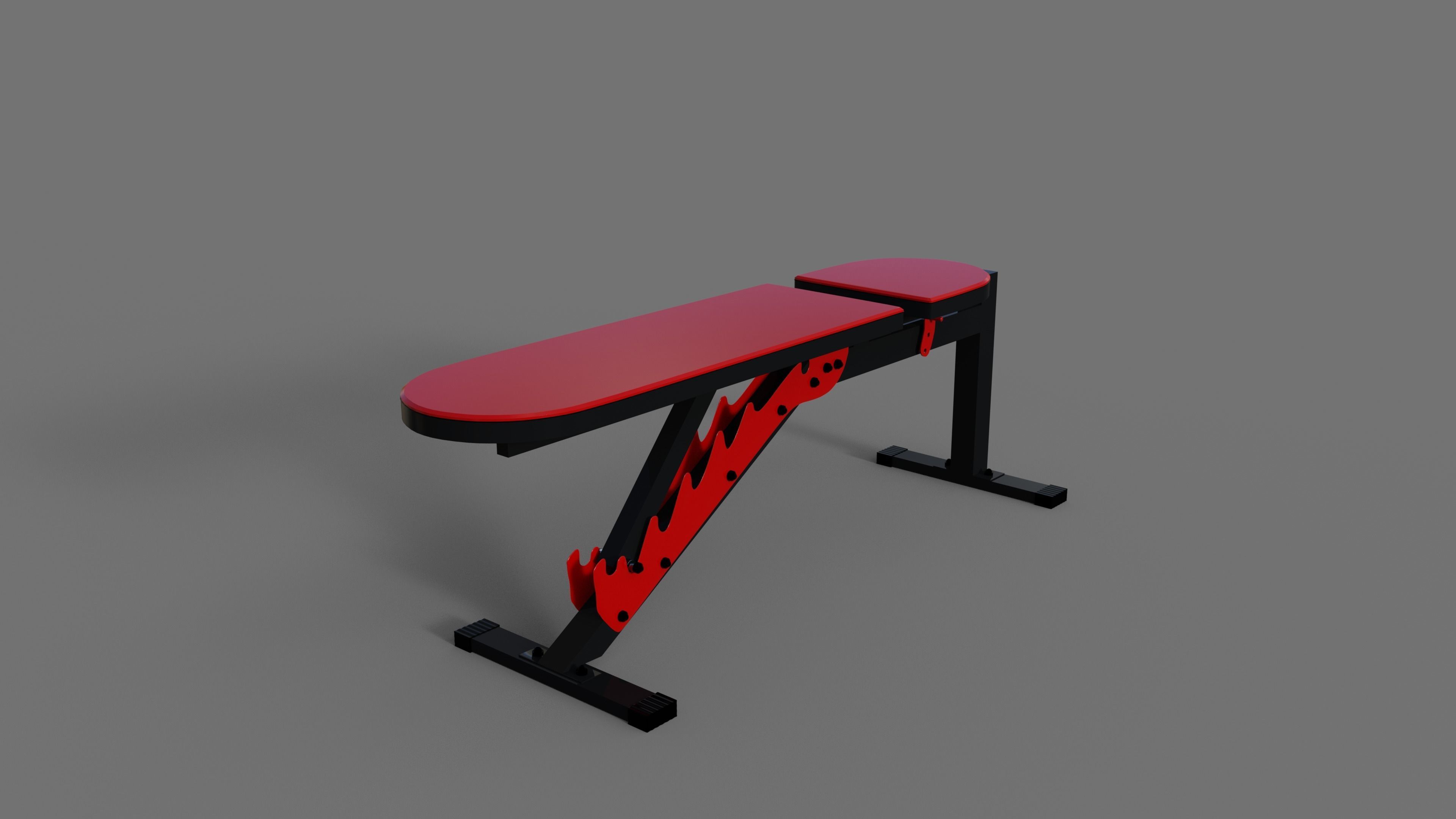 Bench Press free 3D model | CGTrader