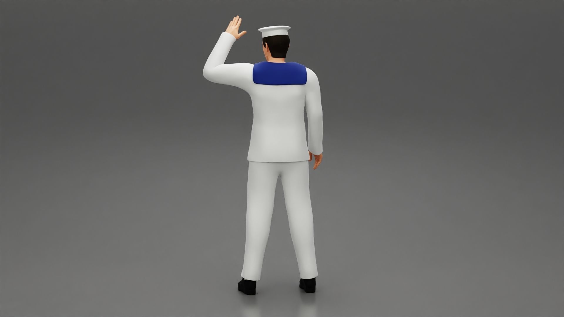 Navy sailor hi-res 3D model 3D printable | CGTrader