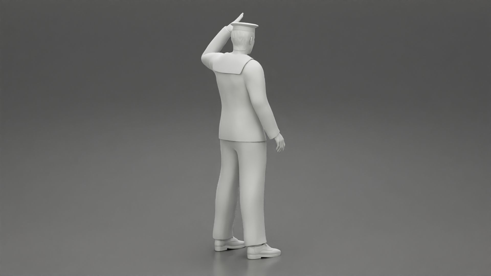 Navy sailor hi-res 3D model 3D printable | CGTrader
