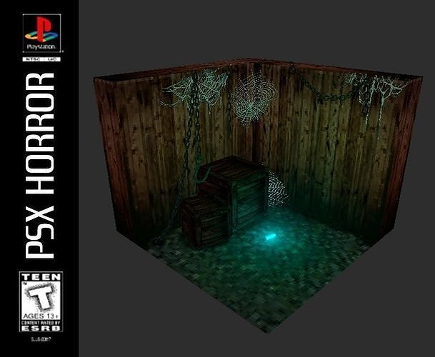 3D model Horror Environment - PSX Mini Kit VR / AR / low-poly | CGTrader