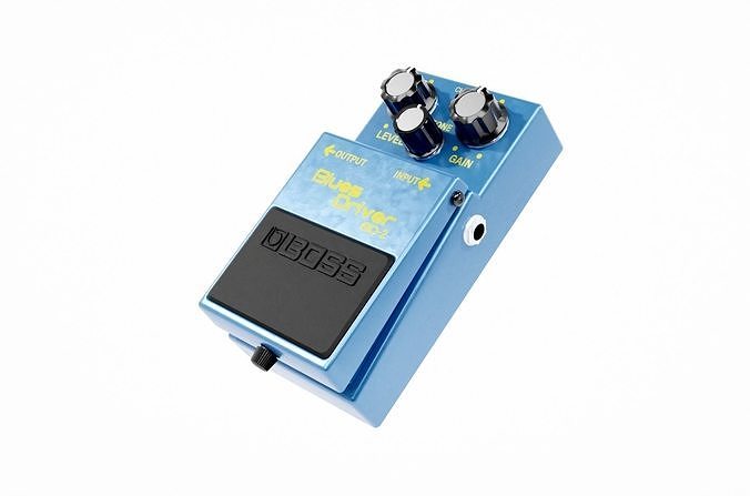 Amplifier Pedal Boss Blues Driver 3D model | CGTrader