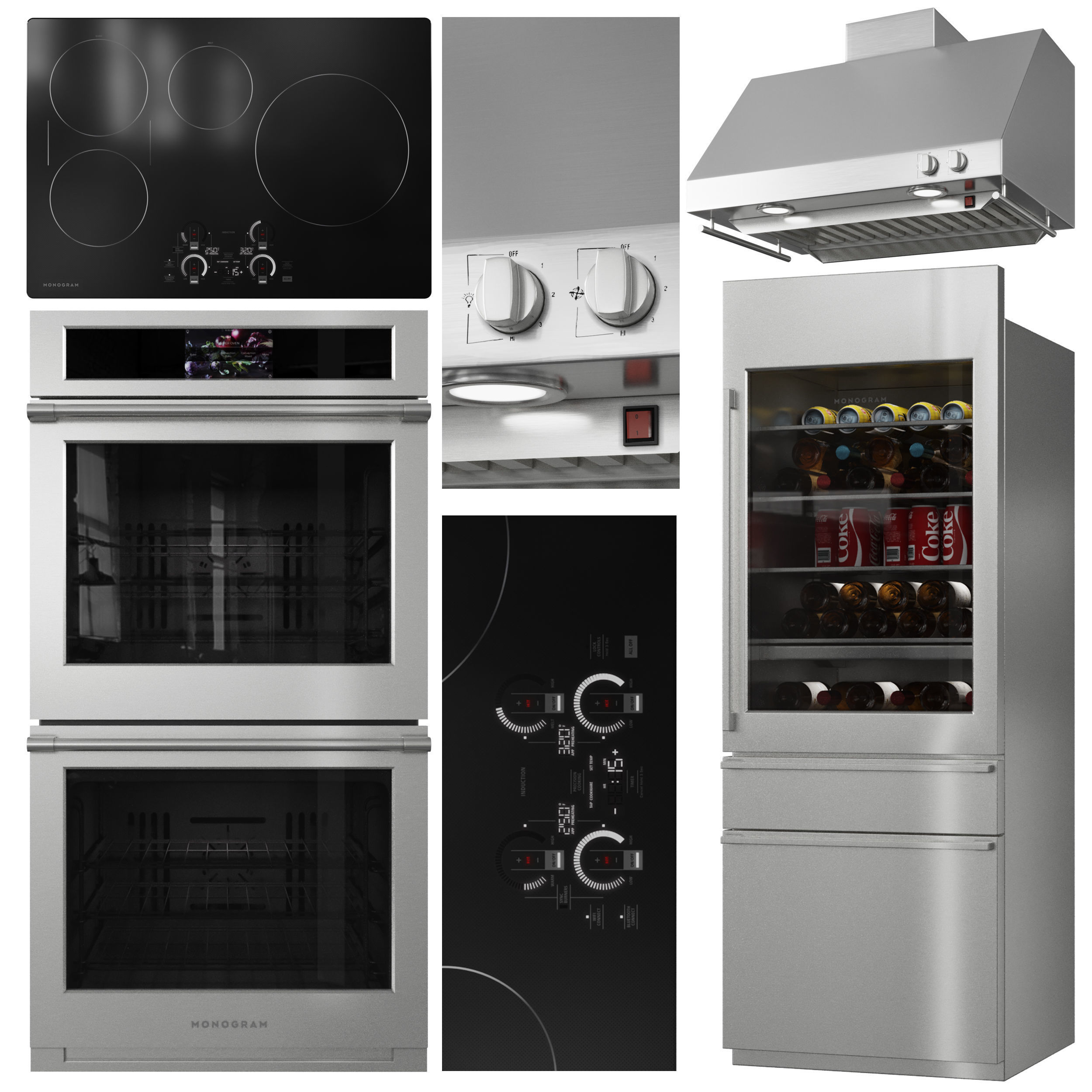 Monogram Kitchen Appliances 3D model | CGTrader