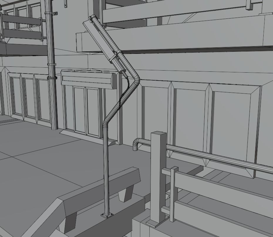 3D model Residential building in diamond shape in 3 settings VR / AR ...