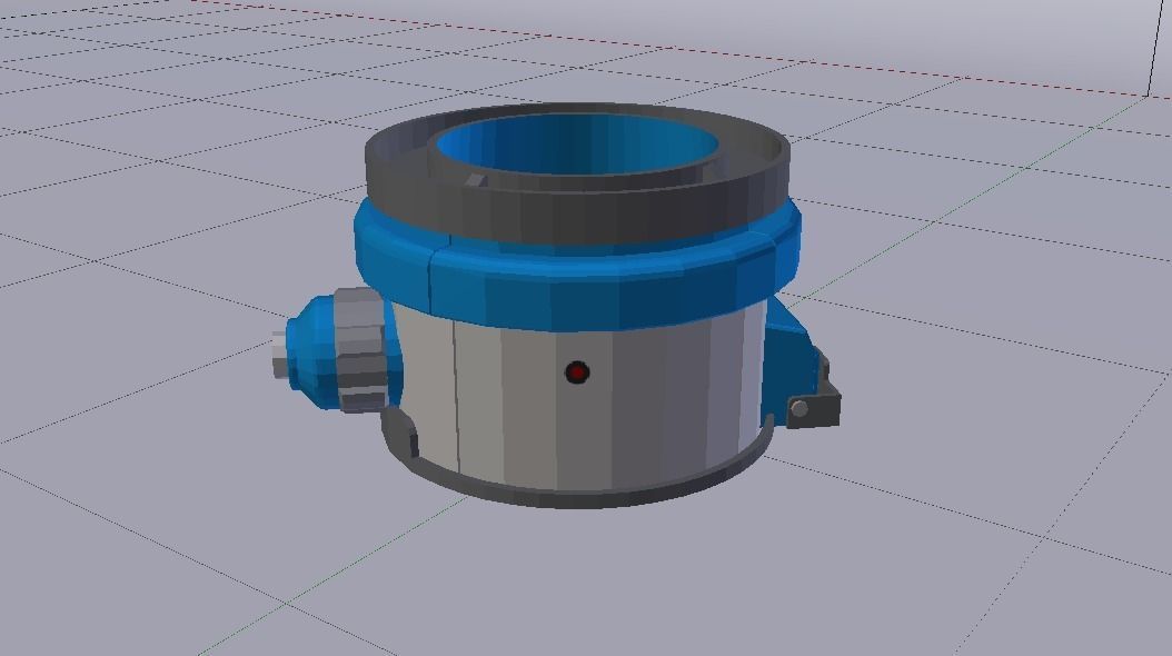 3D model Sci-Fi Dropper 02 VR / AR / low-poly | CGTrader