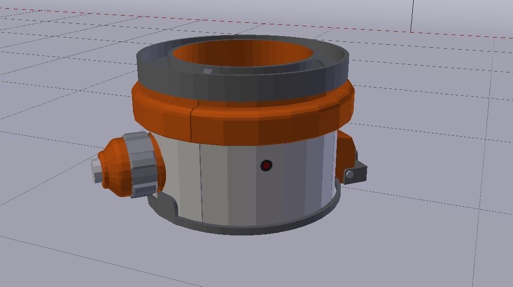 3D model Sci-Fi Dropper 03 VR / AR / low-poly | CGTrader