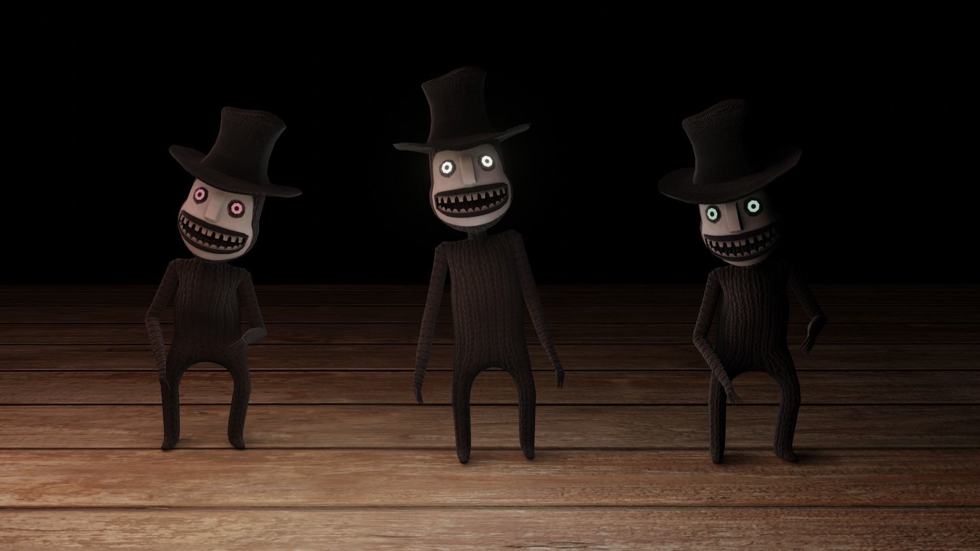 3D model creepy man VR / AR / low-poly | CGTrader