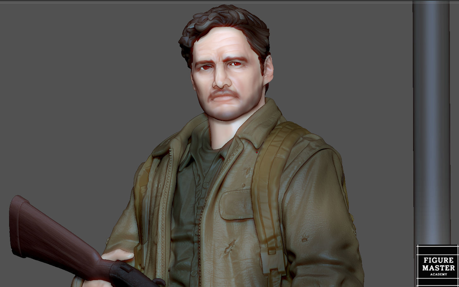 JOEL LAST OF US PEDRO PASCAL HBO DRAMA MODEL FOR 3D PRINT 3D model 3D ...