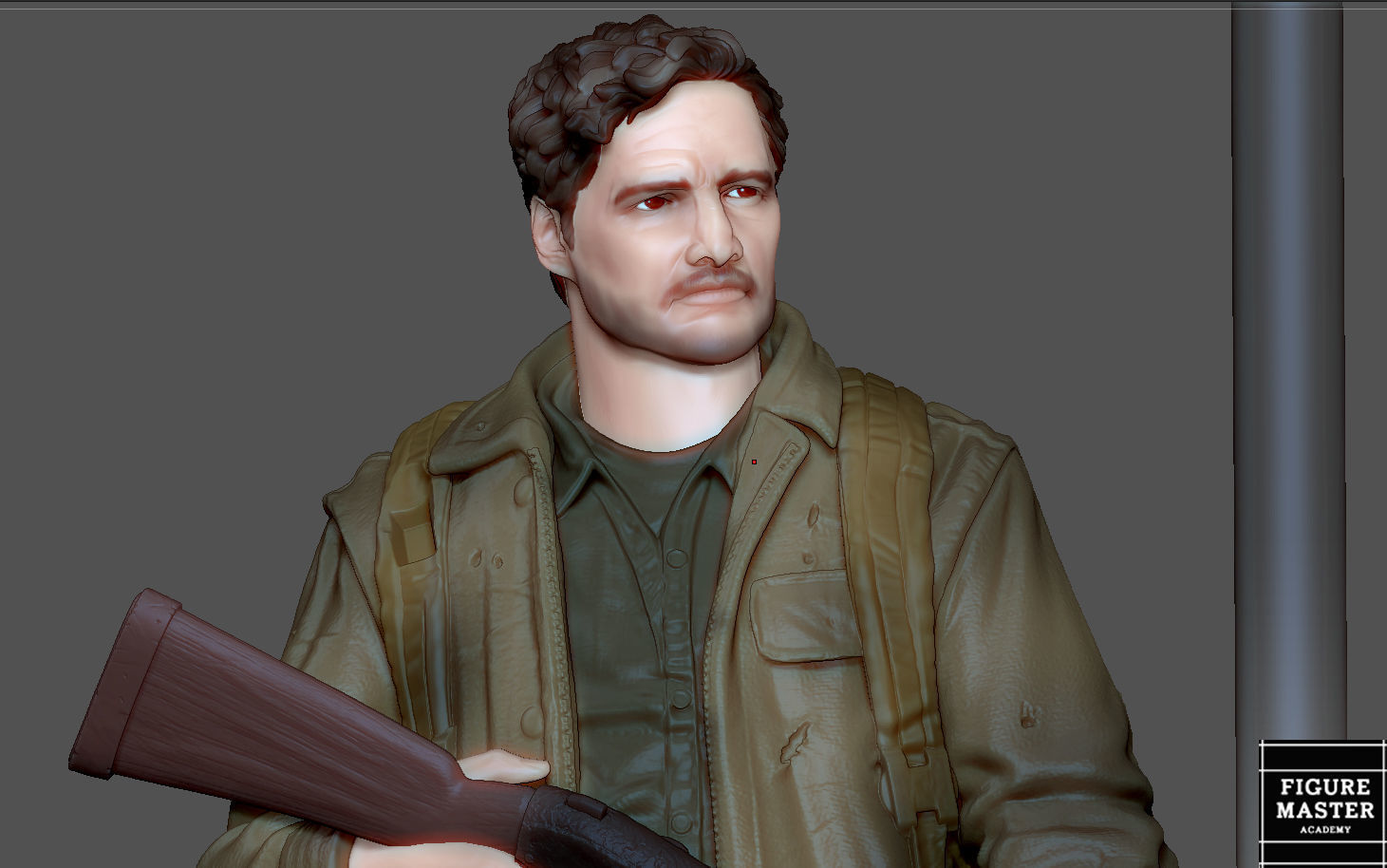JOEL LAST OF US PEDRO PASCAL HBO DRAMA MODEL FOR 3D PRINT 3D model 3D ...