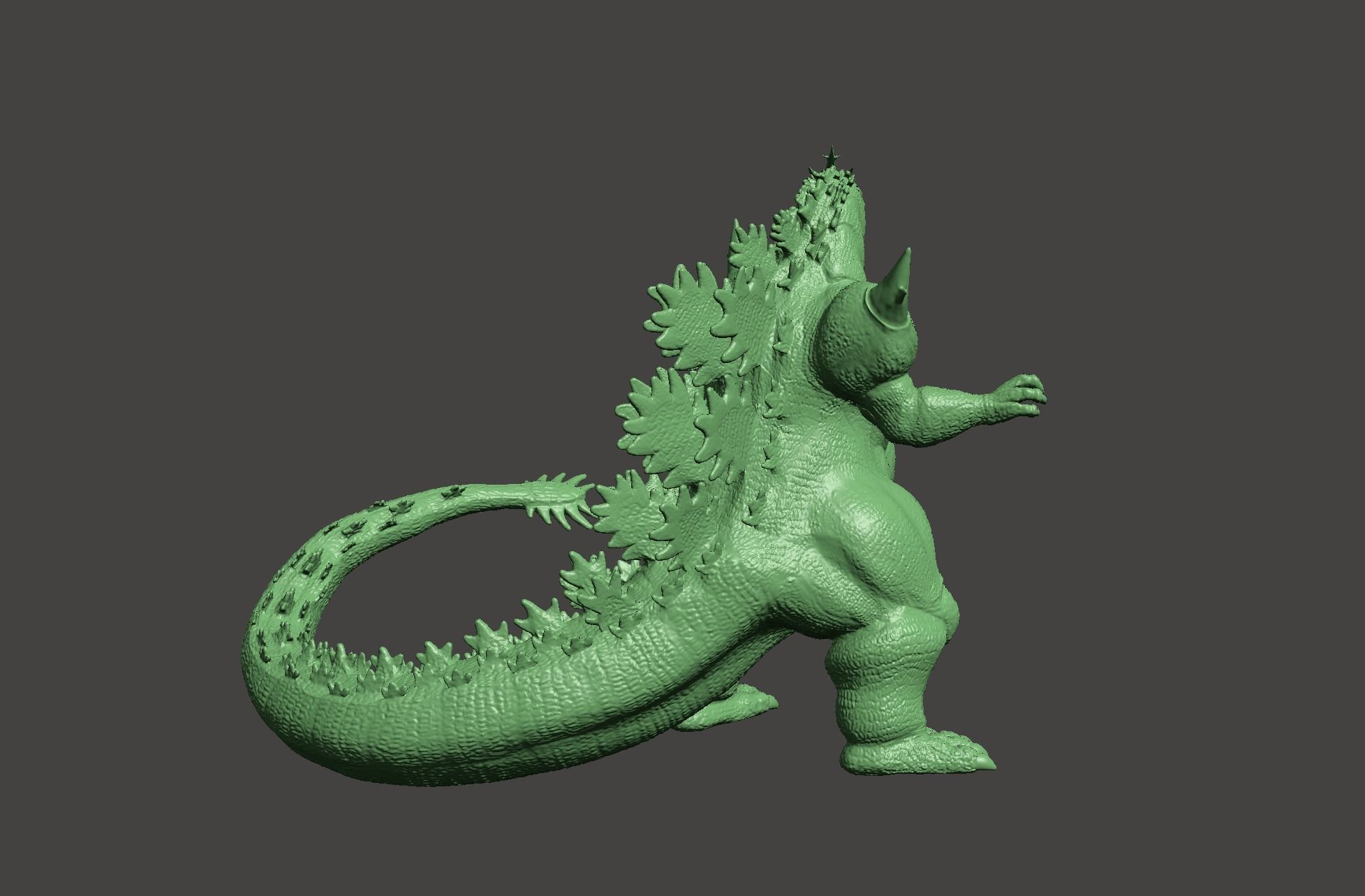 SUPER GODZILLA - ULTRA DETAILED STL MESH - SNES APPEARANCE 3D model 3D ...