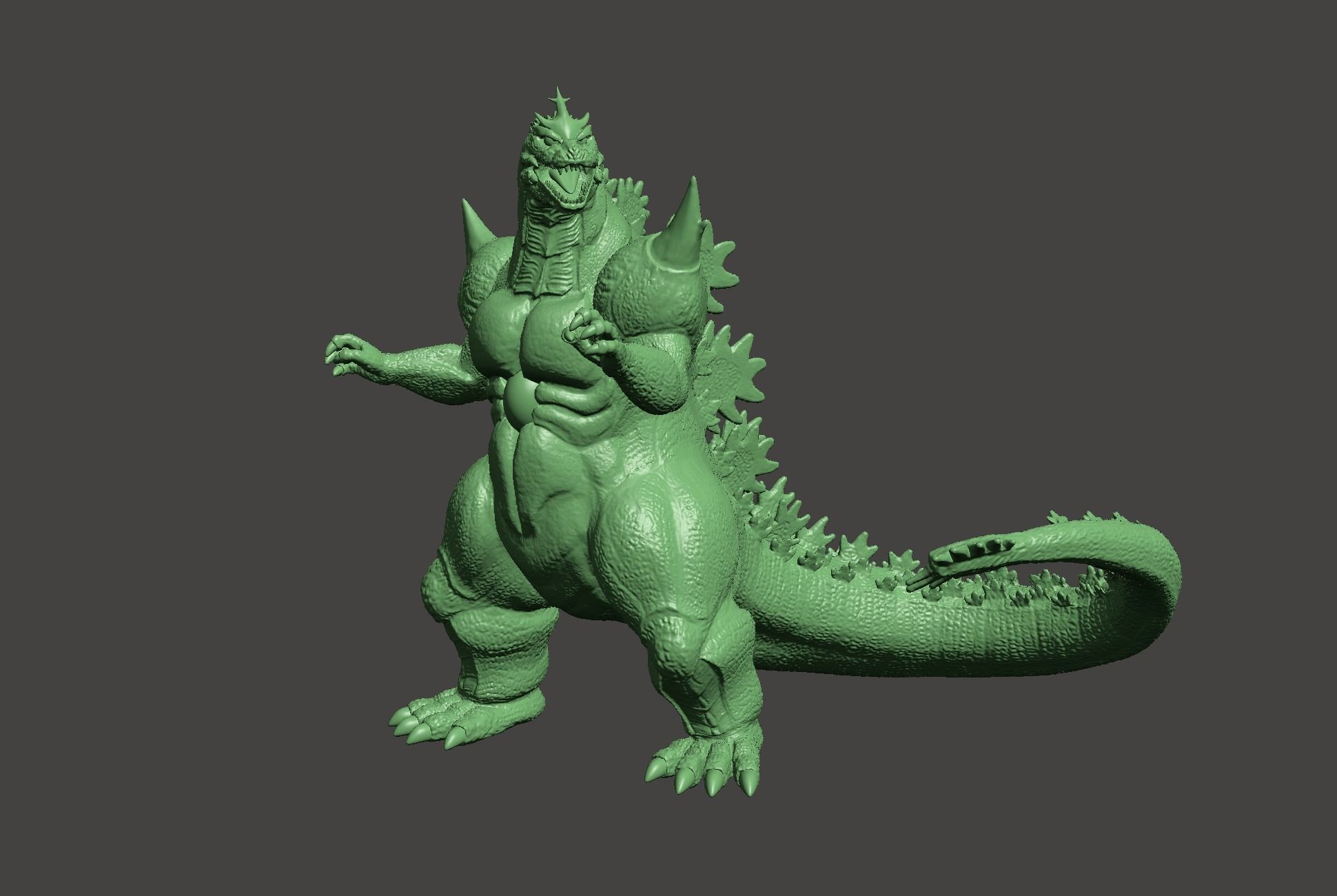 SUPER GODZILLA - ULTRA DETAILED STL MESH - SNES APPEARANCE 3D model 3D ...
