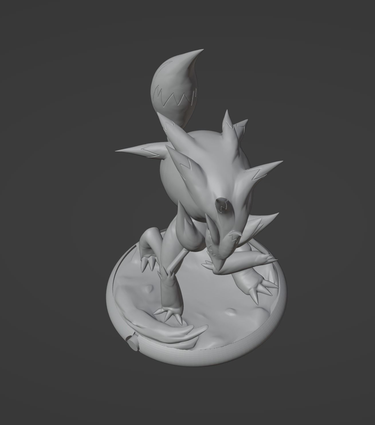 Zorua and Zoroark 3D print model 3D model 3D printable | CGTrader