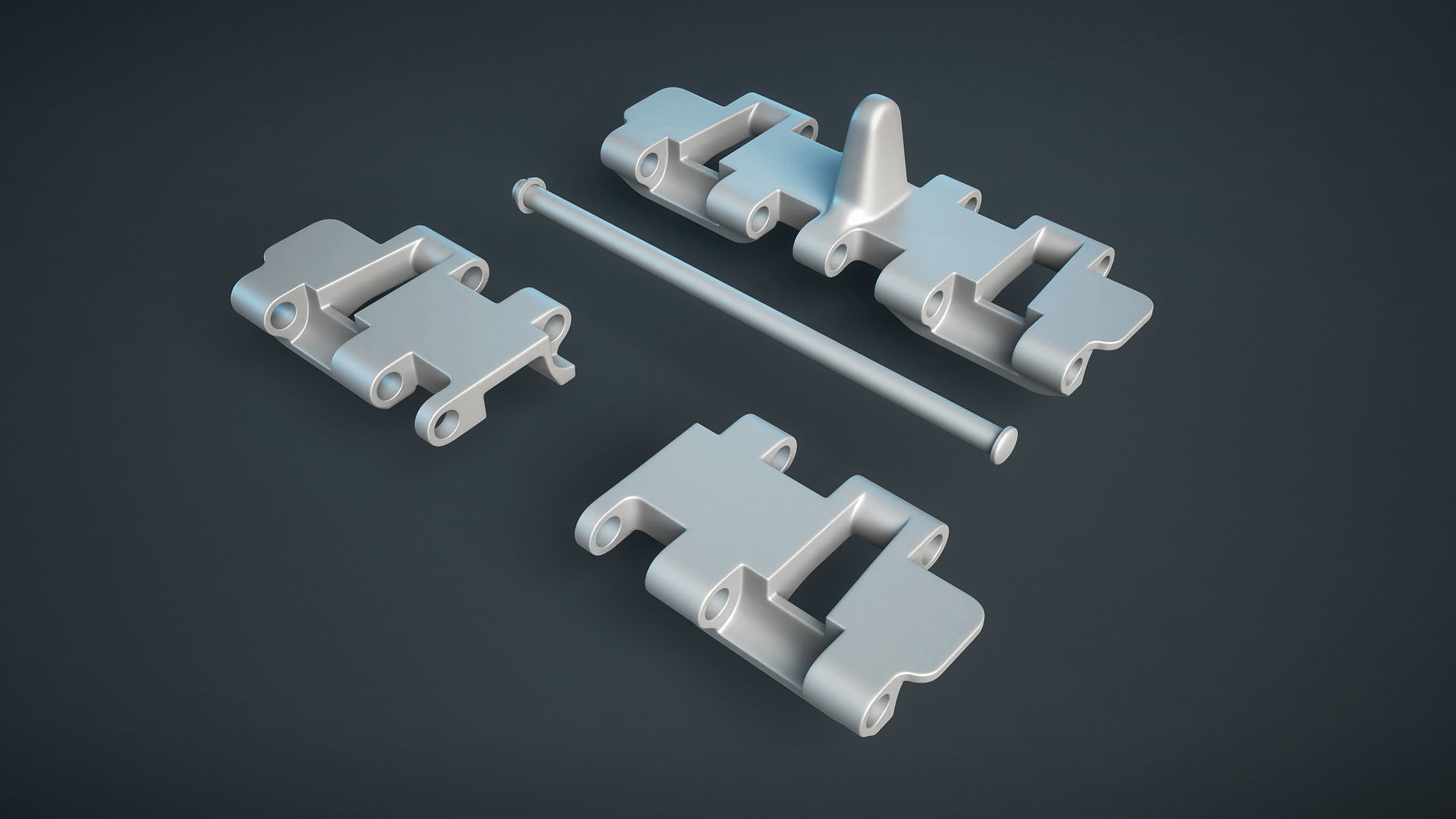 Track Links for Tanks IS and KV 3D model | CGTrader