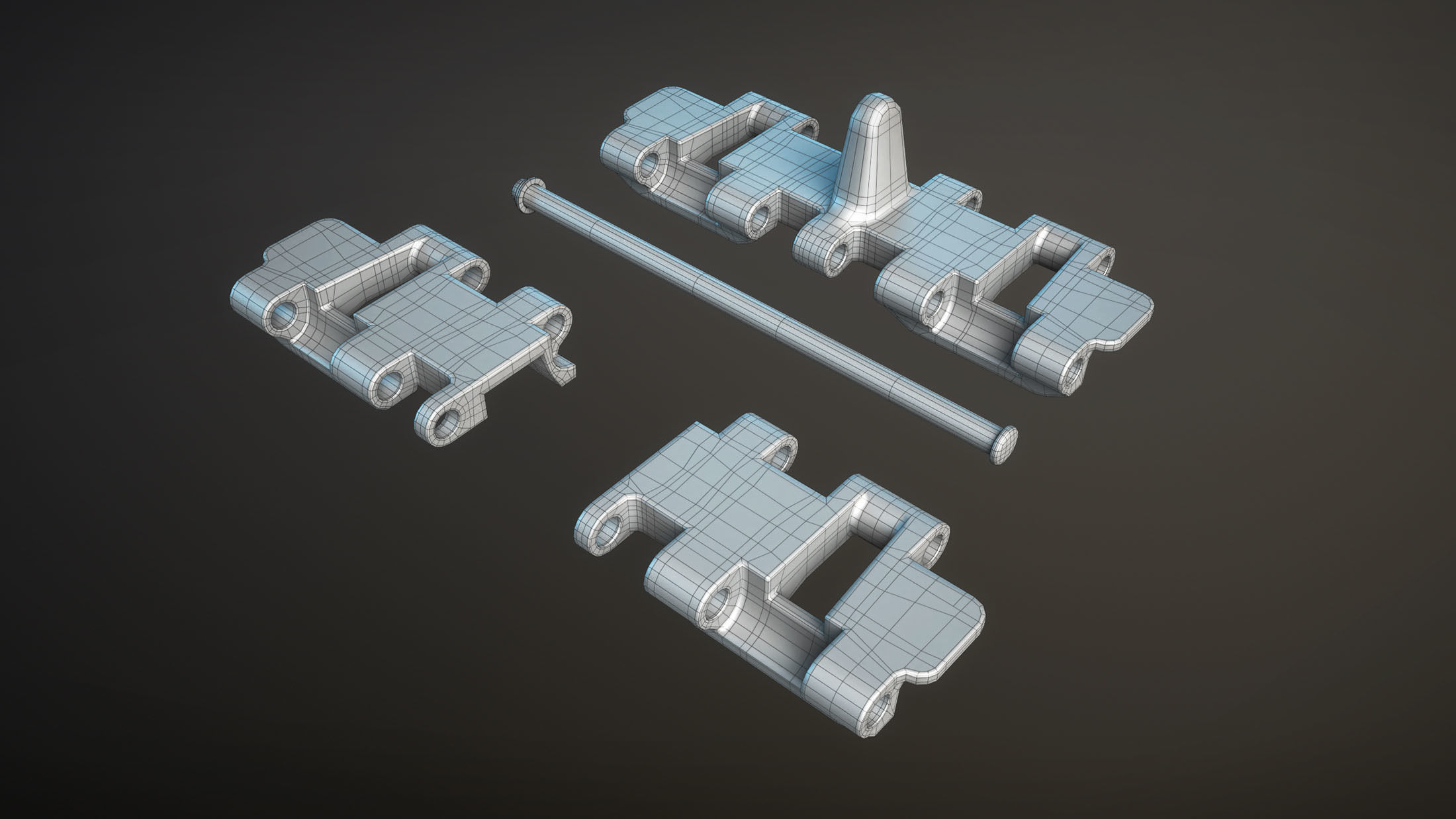 Track Links for Tanks IS and KV 3D model | CGTrader