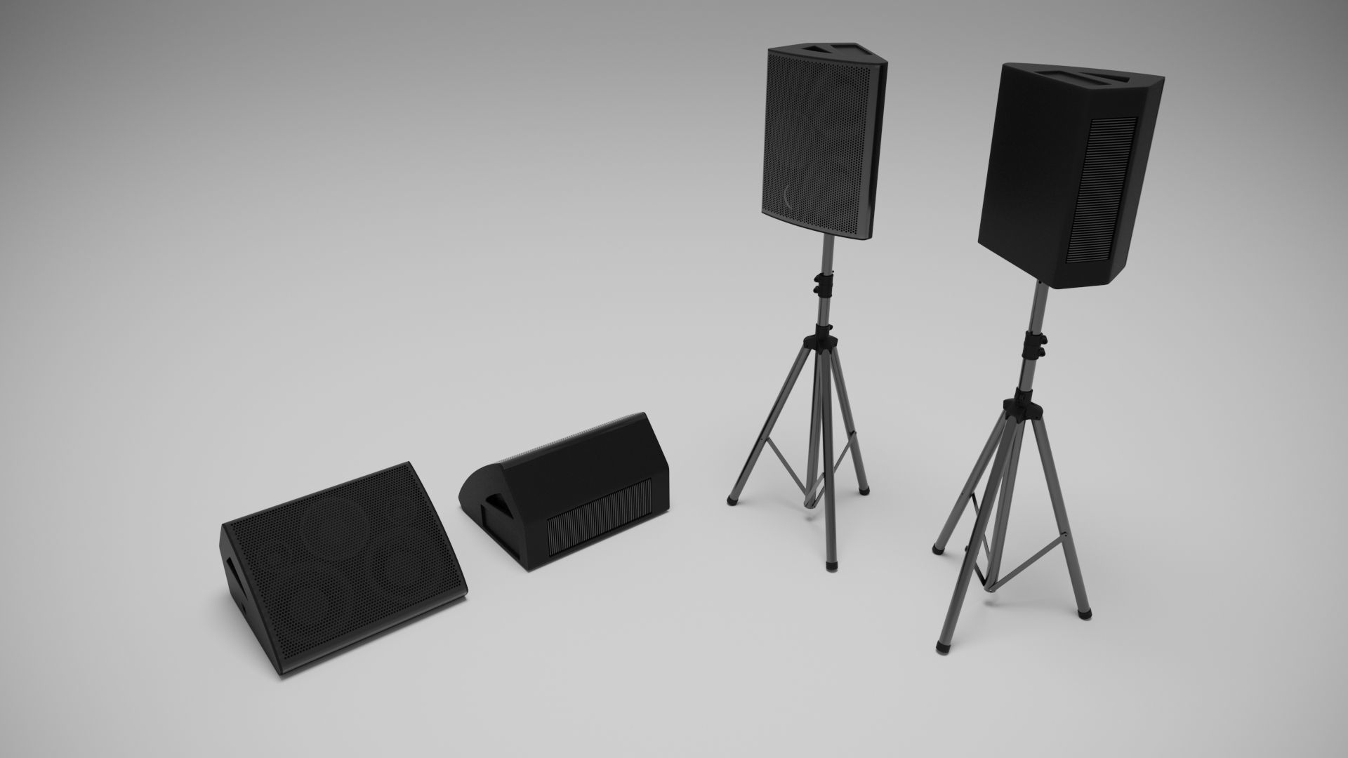 Concert Sound Systems 3D model | CGTrader