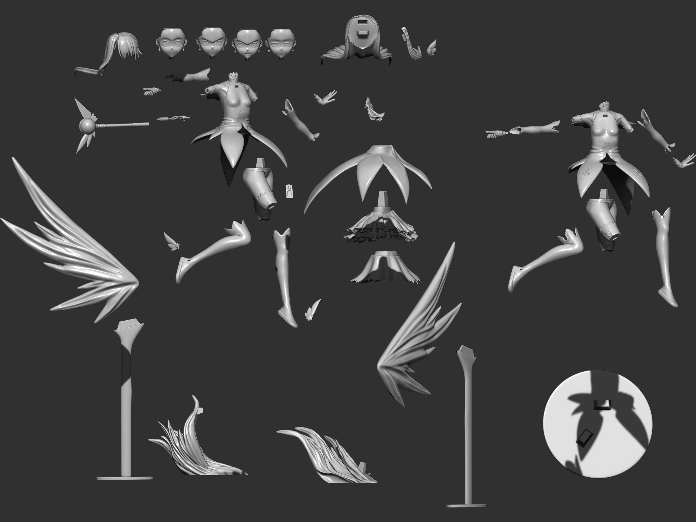 Illya zwei and testament figure 3d 3D model 3D printable | CGTrader