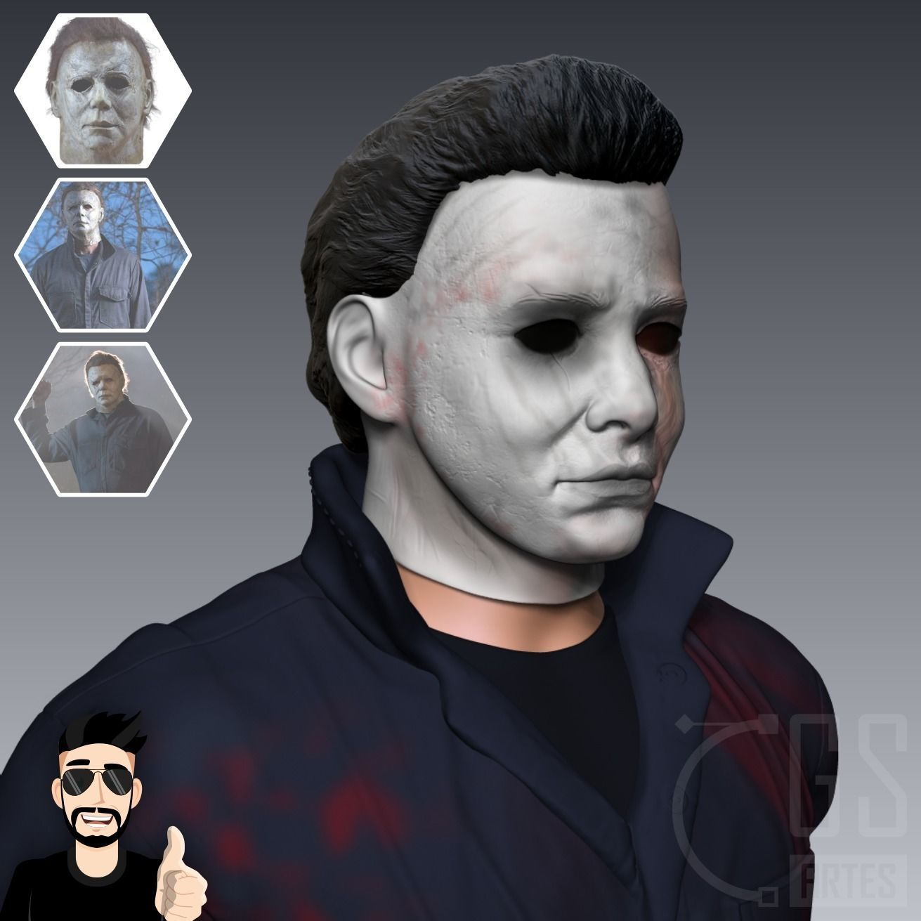 MICHAEL MYERS - HALLOWEEN 3D model 3D printable | CGTrader