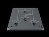 EMBRAER E1 OVERHEAD - FUEL PANEL 3D model 3D printable | CGTrader