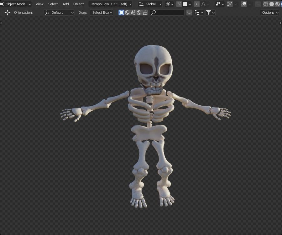3D model Skull Bone Character VR / AR / low-poly | CGTrader