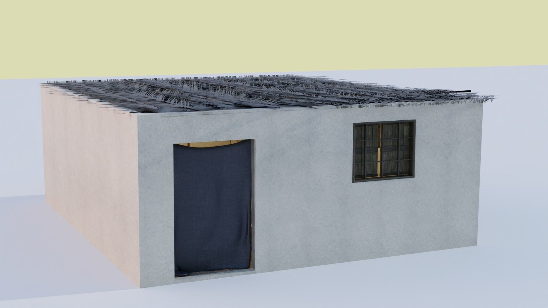 House of the Prophet Muhammad - exterior interior 3D model | CGTrader