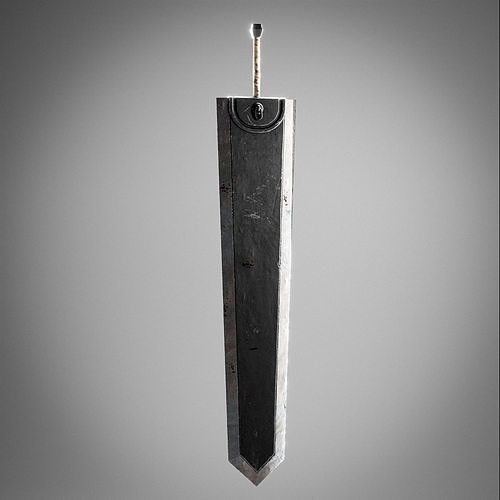 Berserk Guts sword 3D model | CGTrader