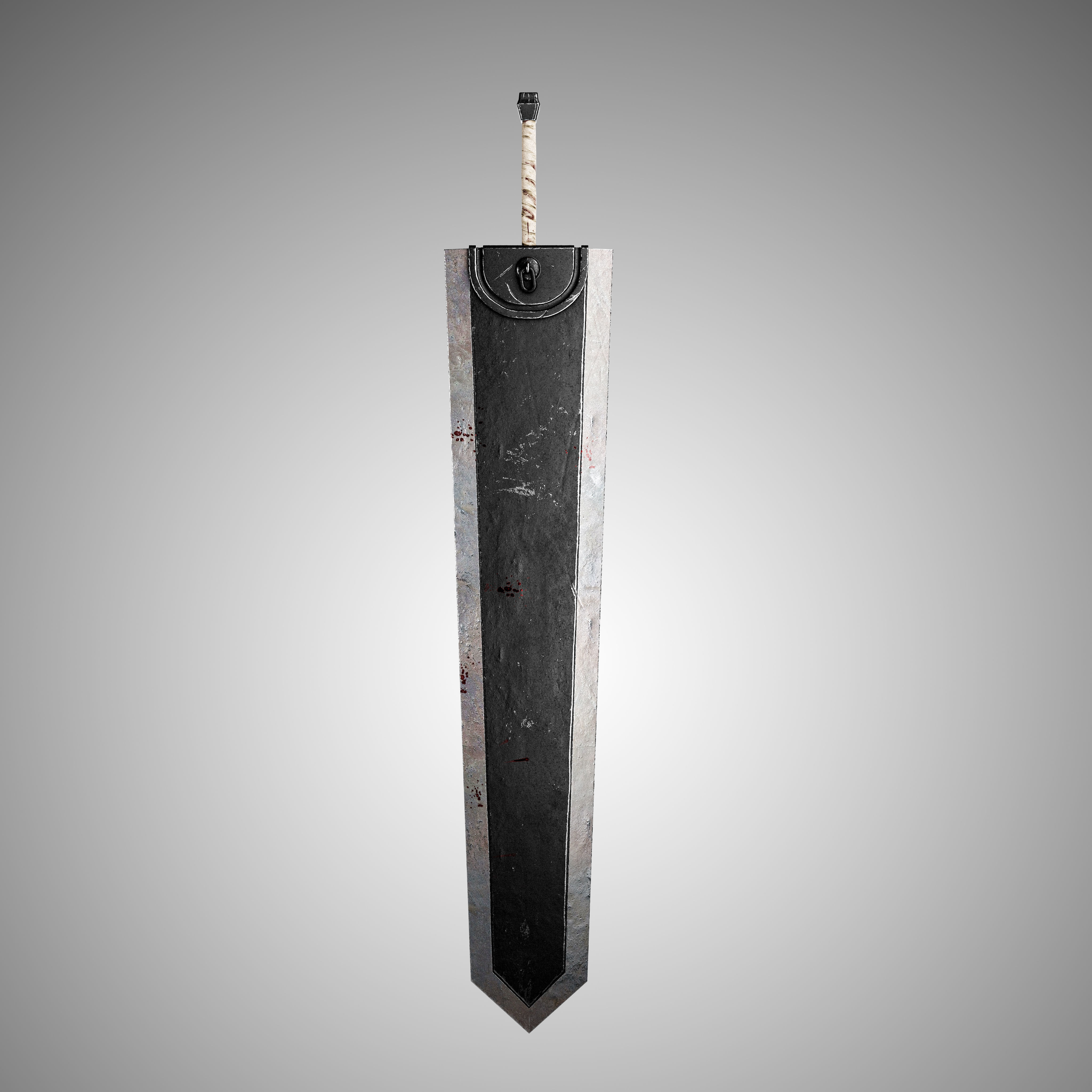 Berserk Guts sword 3D model | CGTrader