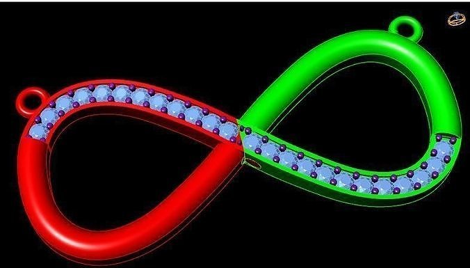 INFINITY symbol free 3D model | CGTrader
