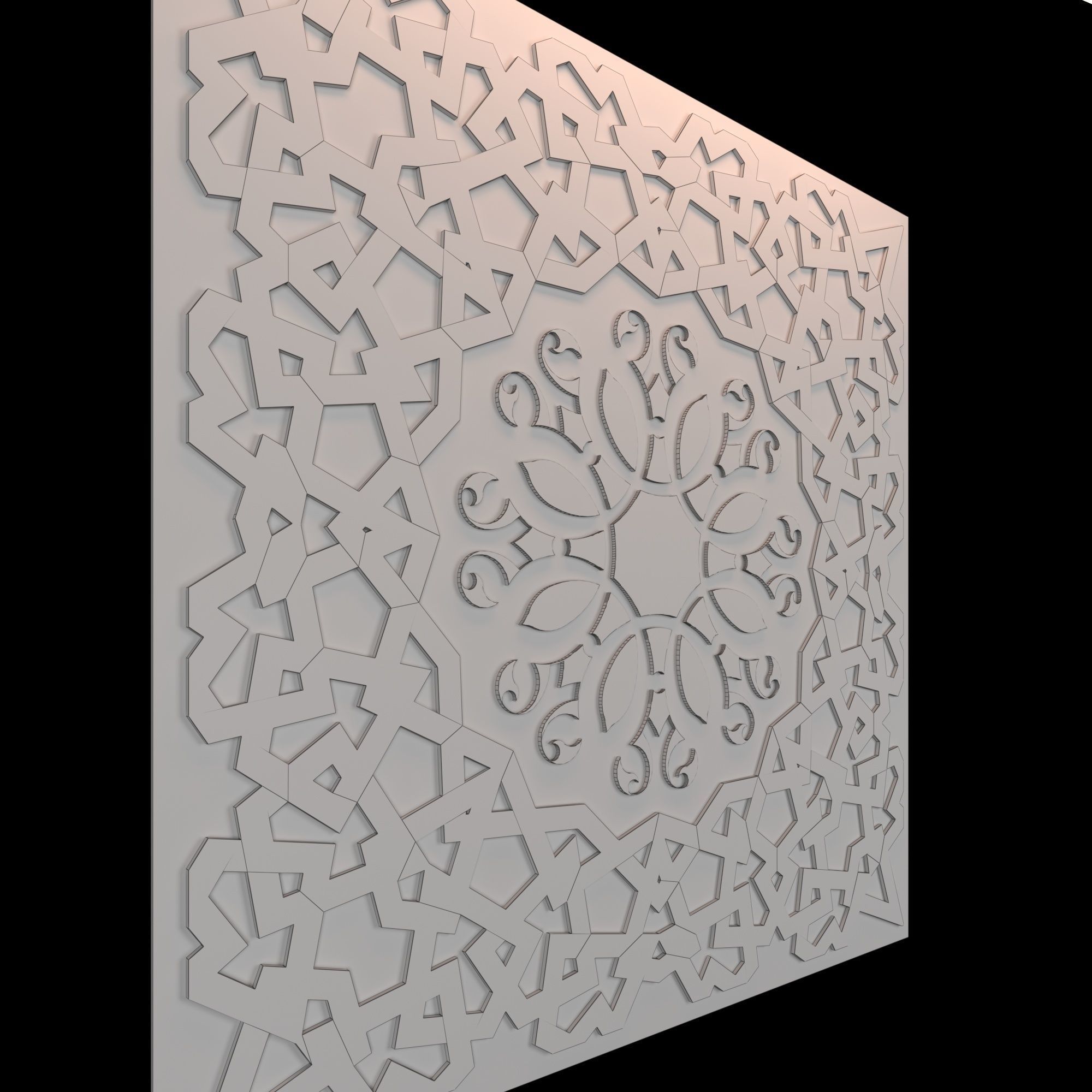 3D model islamic patern VR / AR / low-poly | CGTrader