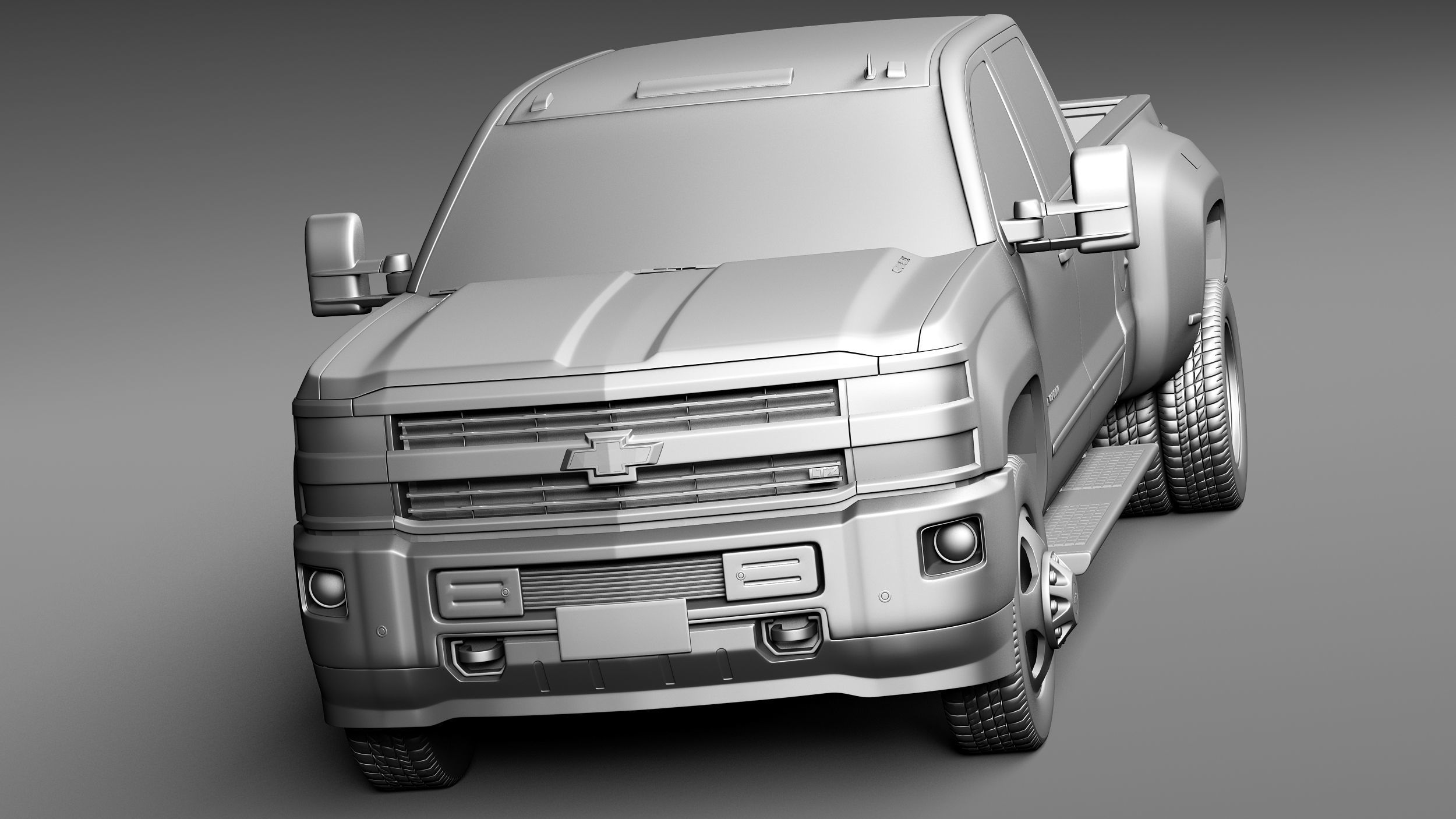 Chevrolet Silverado HD CG 2015 3D model | CGTrader