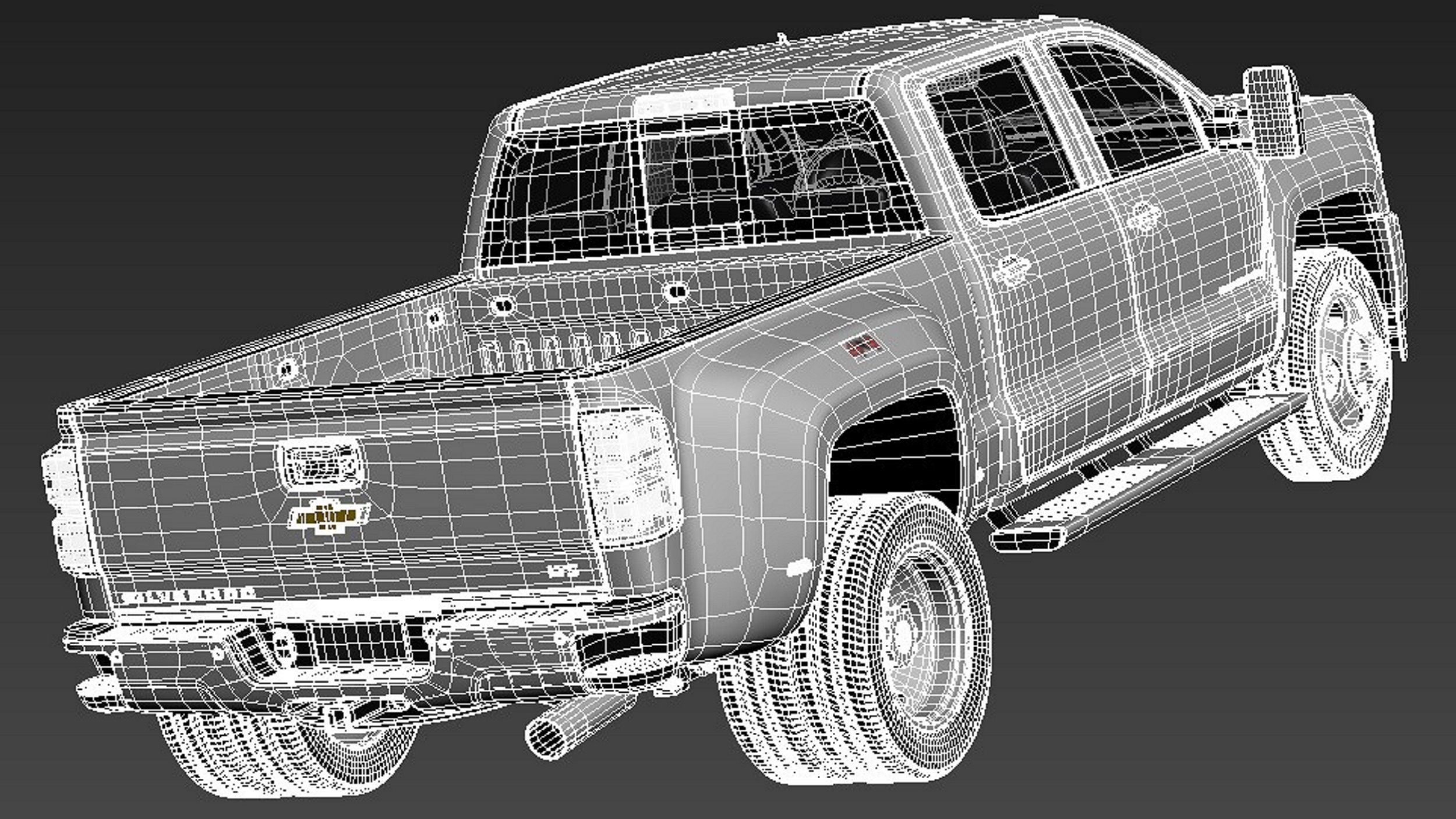 Chevrolet Silverado HD CG 2015 3D model | CGTrader