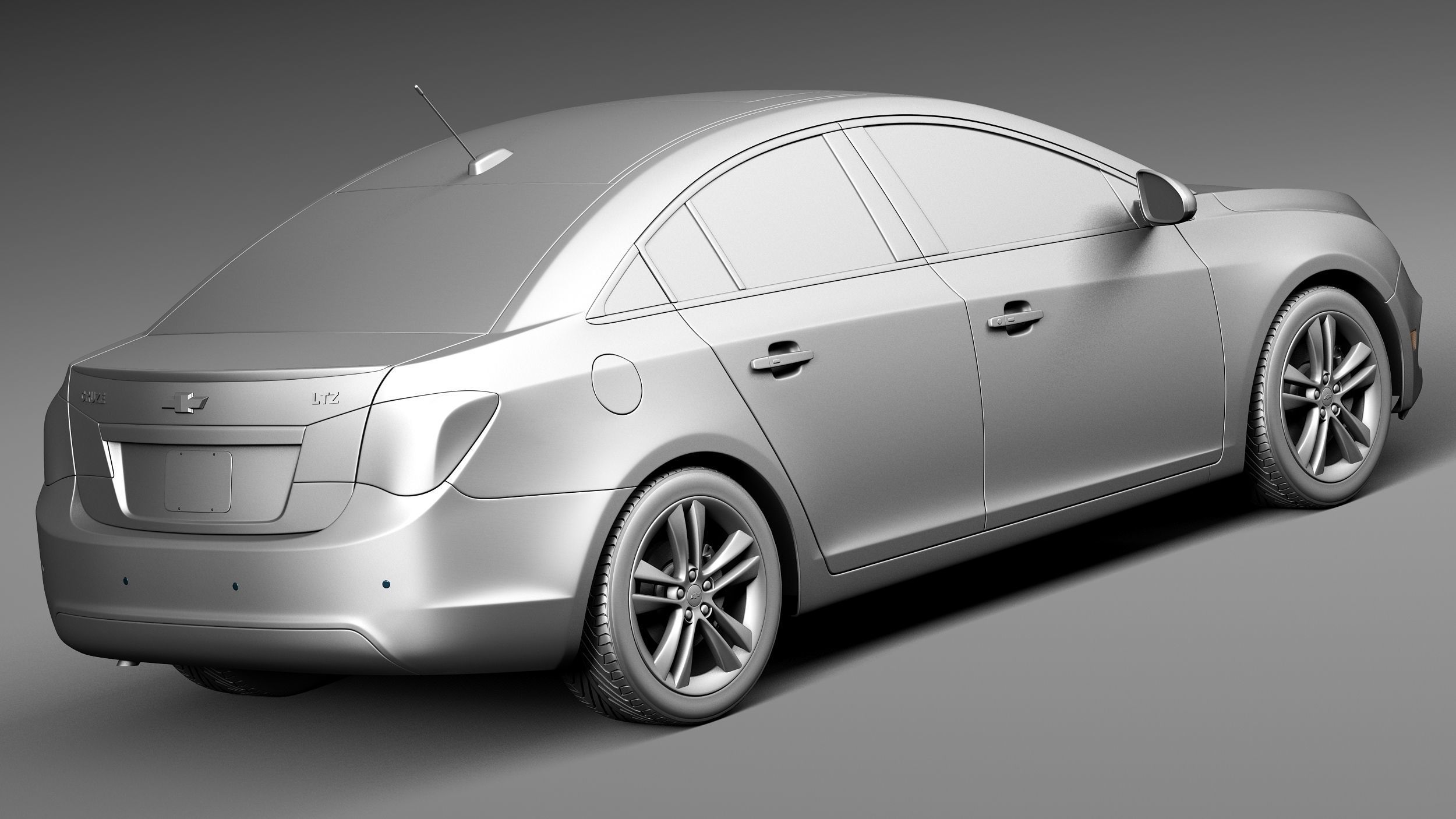 Chevrolet Cruze Sedan CG 2015 3D model | CGTrader