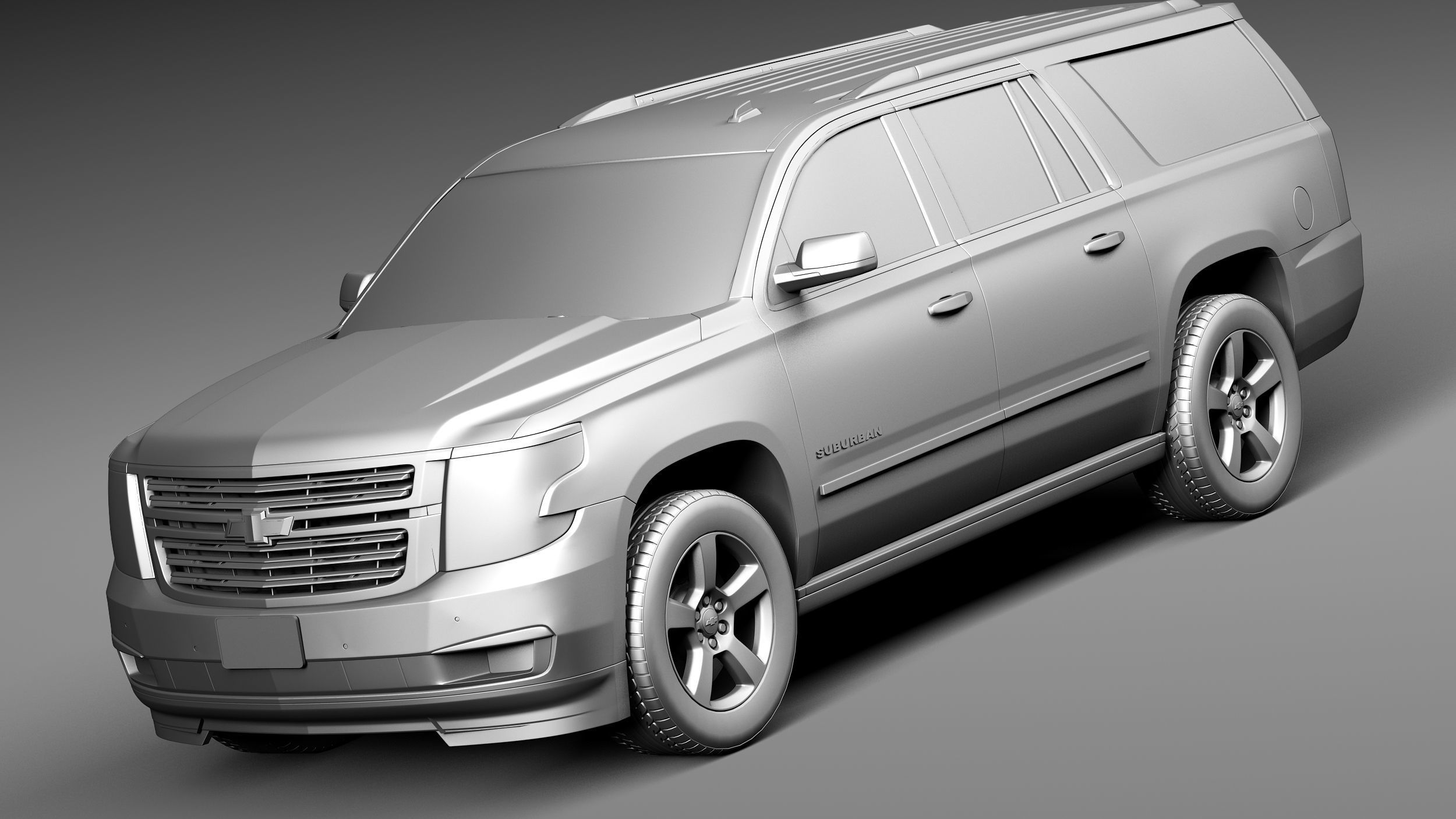 Chevrolet Suburban CG 2015 3D model | CGTrader