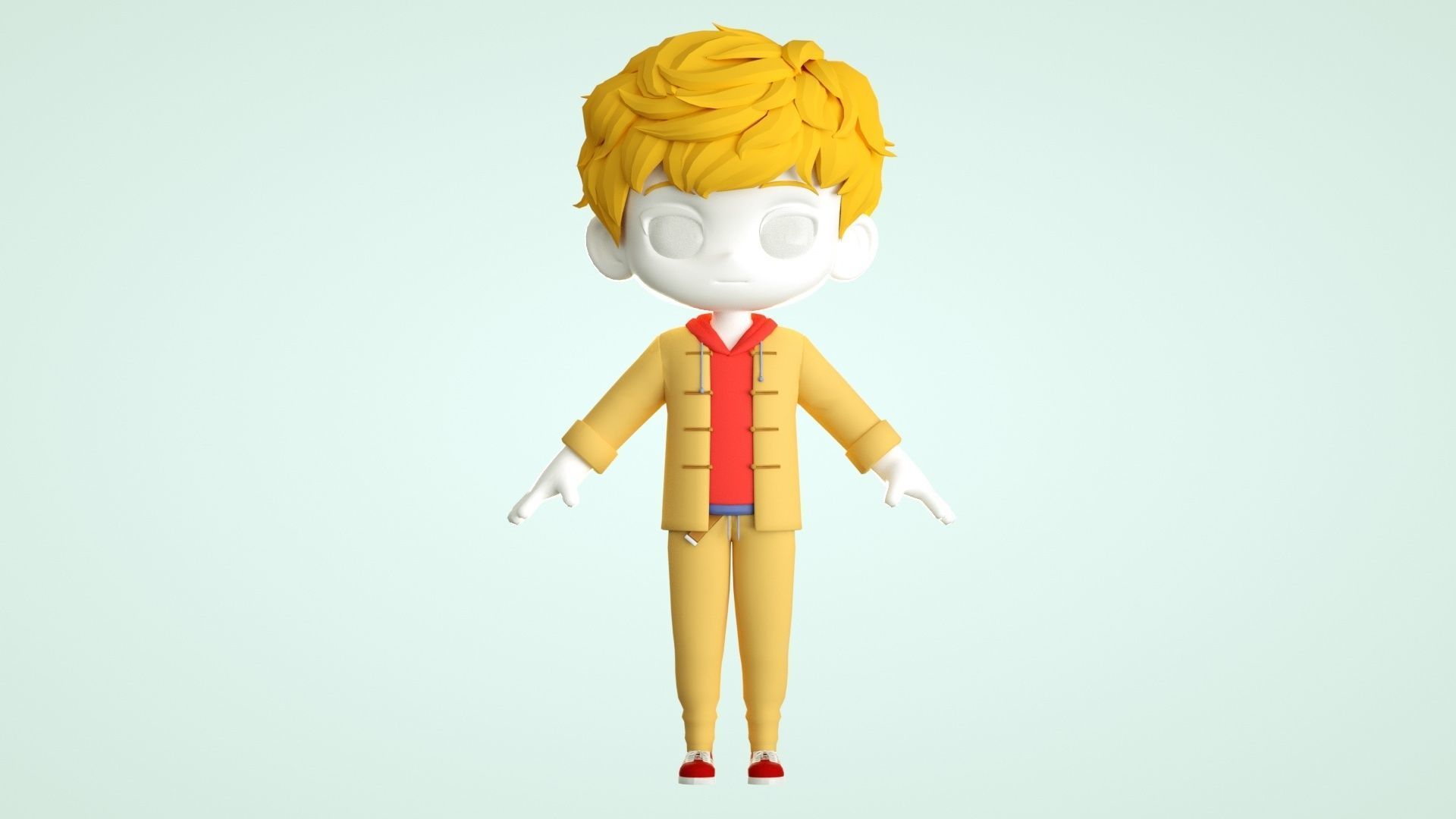 cartoon boy kid little boy ip image cartoon character 3D model | CGTrader