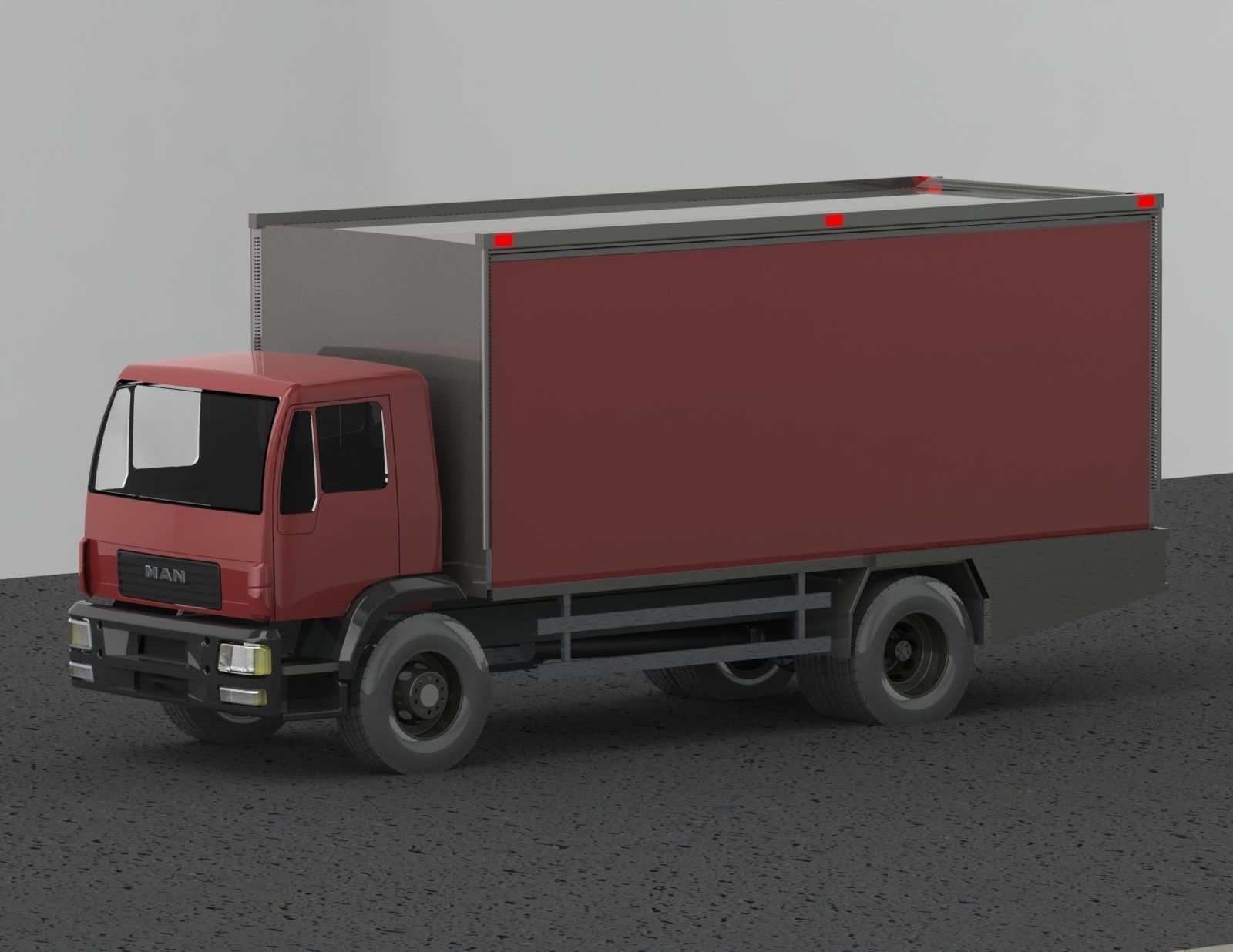 MAN CAB free 3D model 3D printable | CGTrader