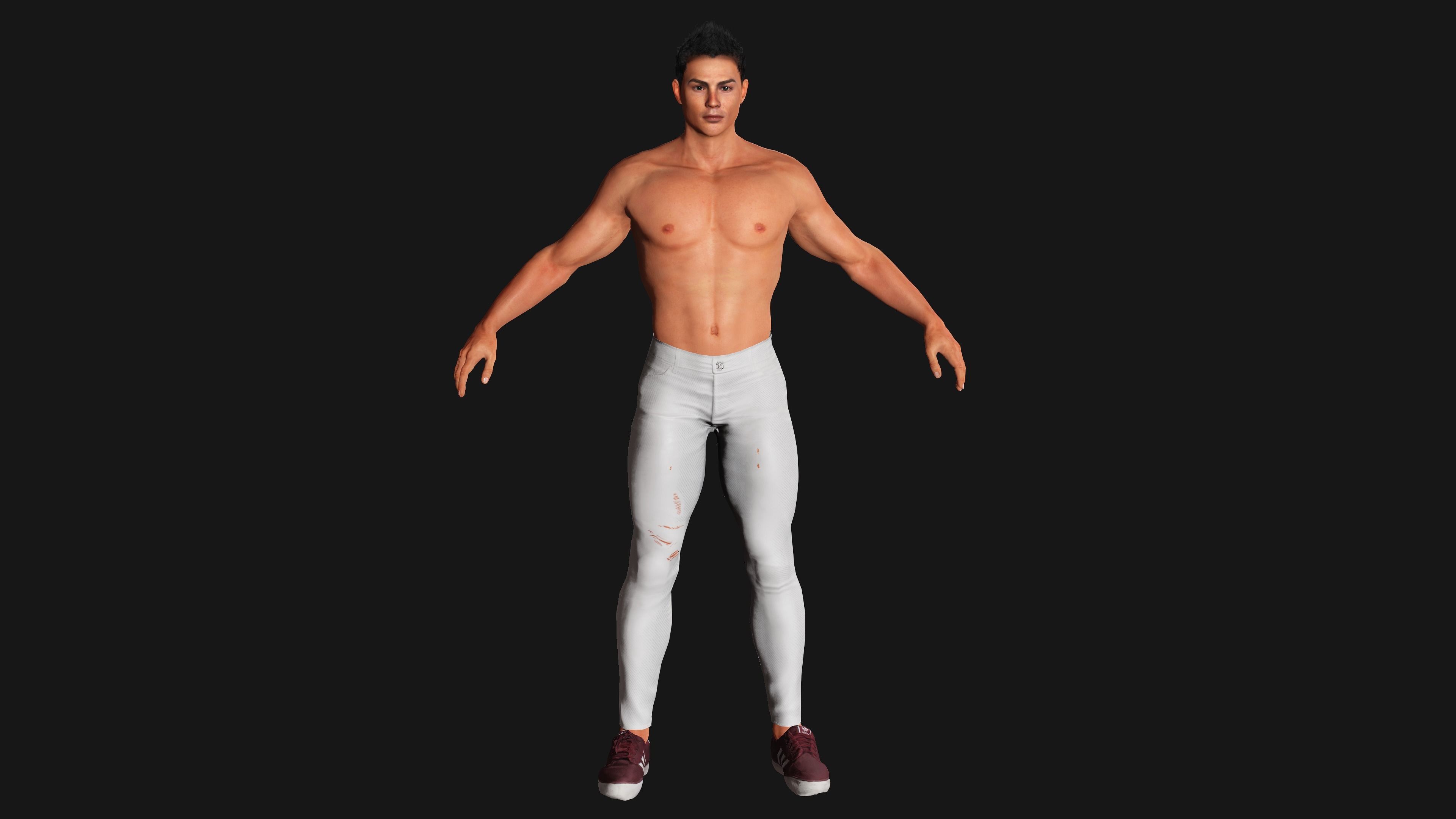3D model CRISTIANO RONALDO 3D MODEL- RIGGED GAME READY CHARACTER VR ...