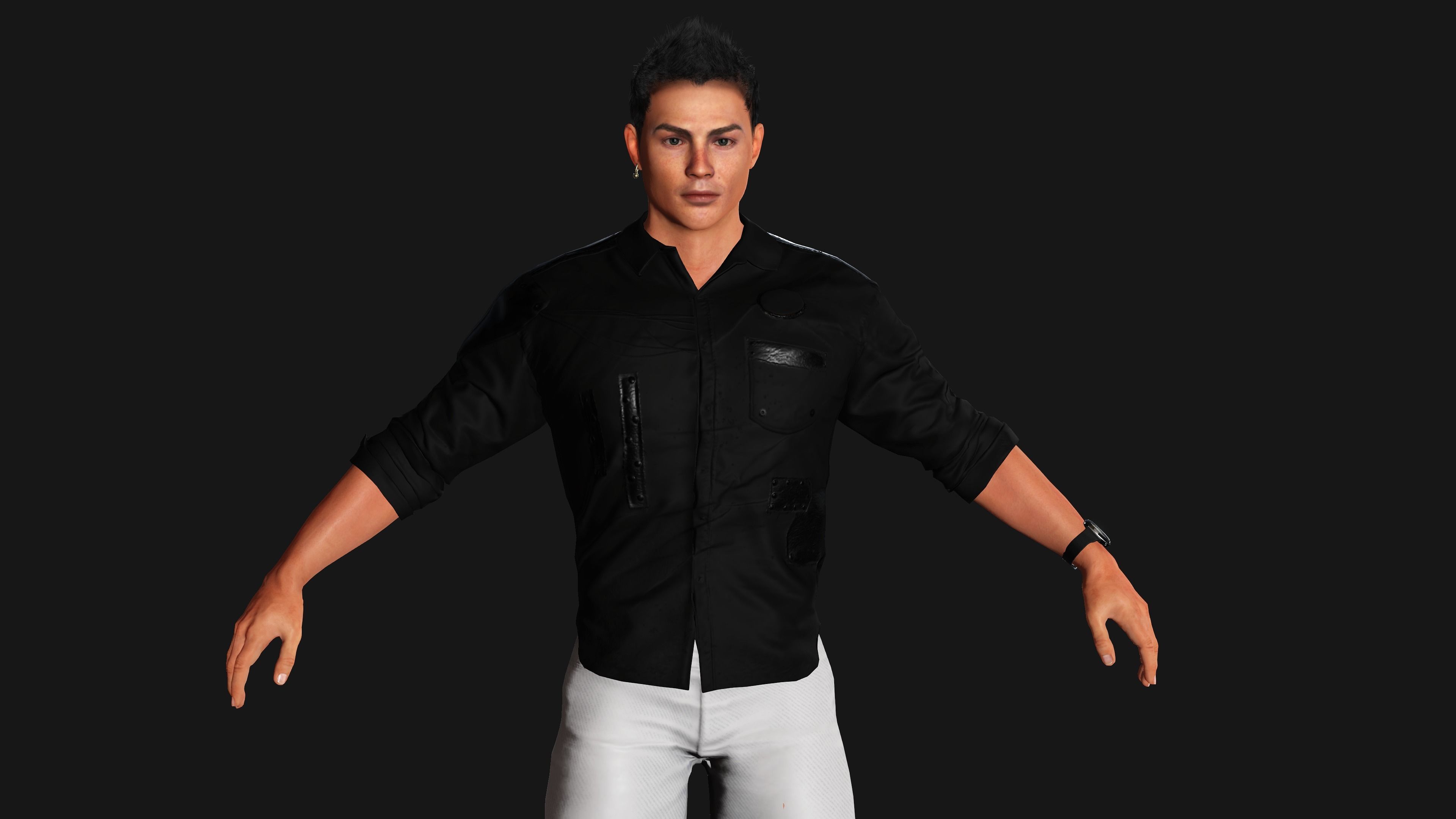 3D model CRISTIANO RONALDO 3D MODEL- RIGGED GAME READY CHARACTER VR ...