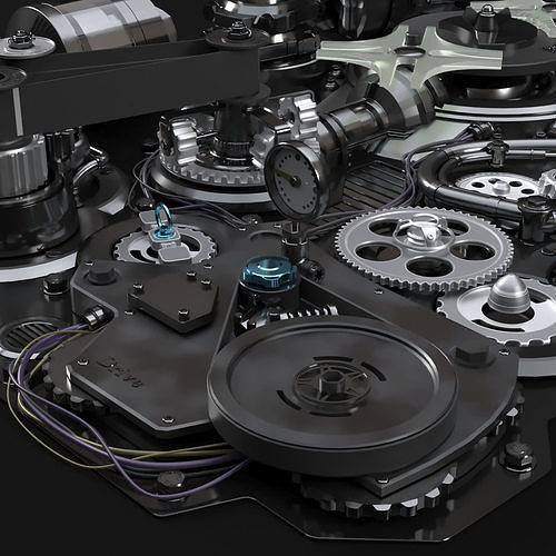 Mechanism Animated 3D model animated | CGTrader