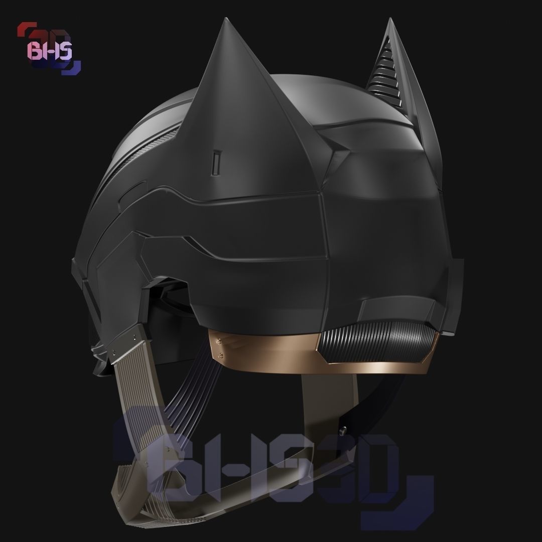 Dark Detective Helmet Batman Future State 3D model 3D printable | CGTrader