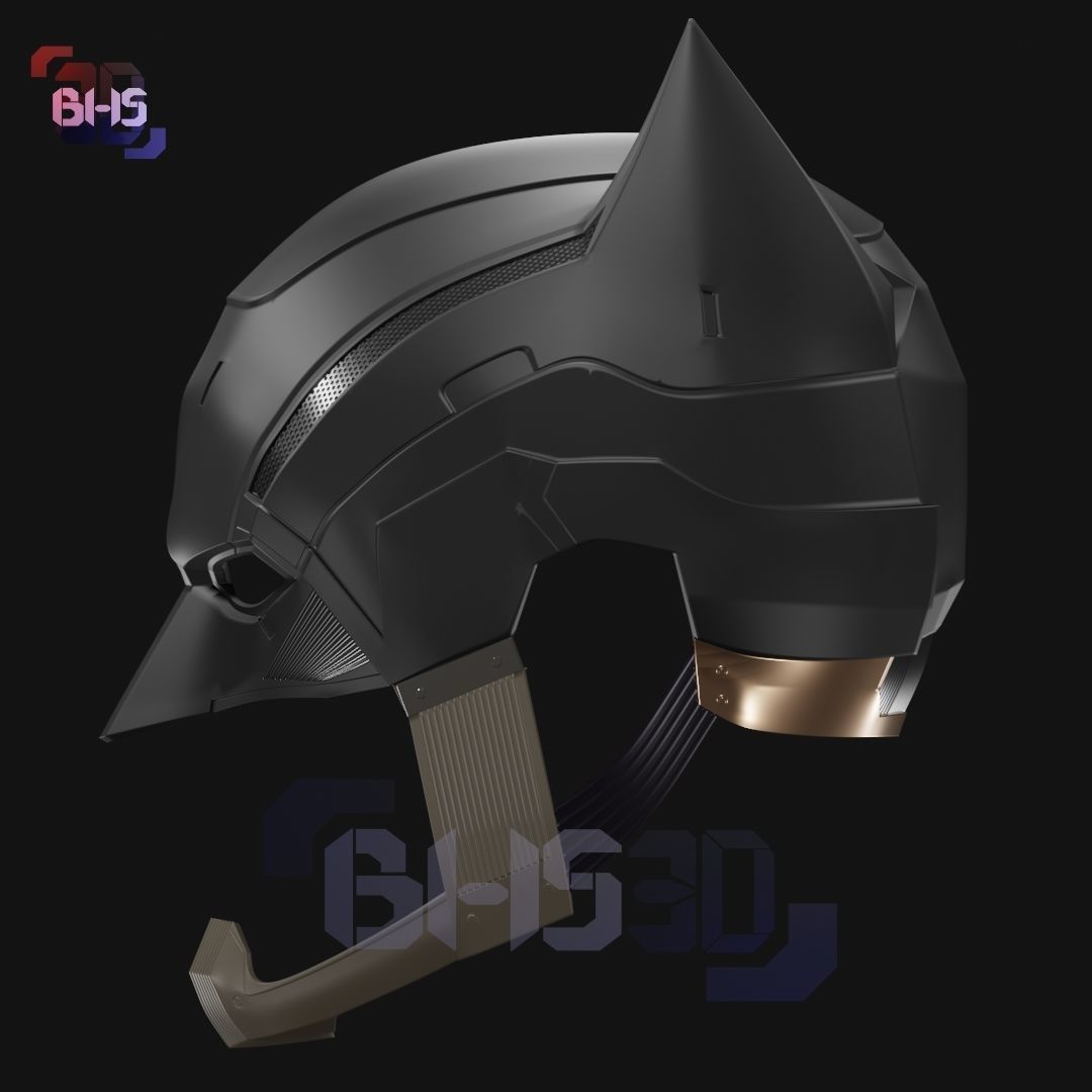 Dark Detective Helmet Batman Future State 3D model 3D printable | CGTrader