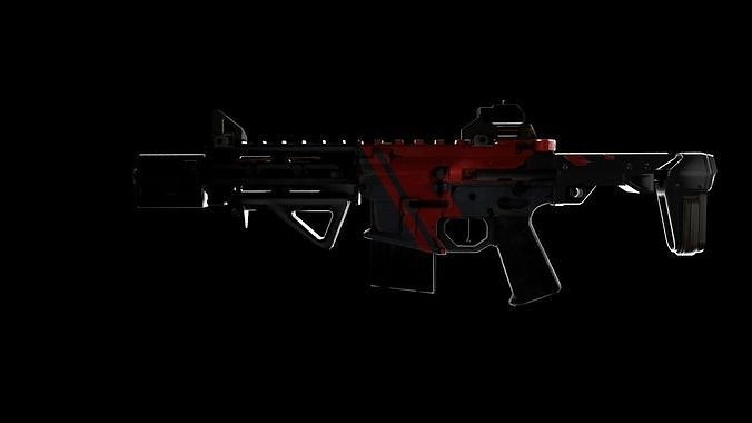 AAC Honey Badger Gun free VR / AR / low-poly 3D model | CGTrader