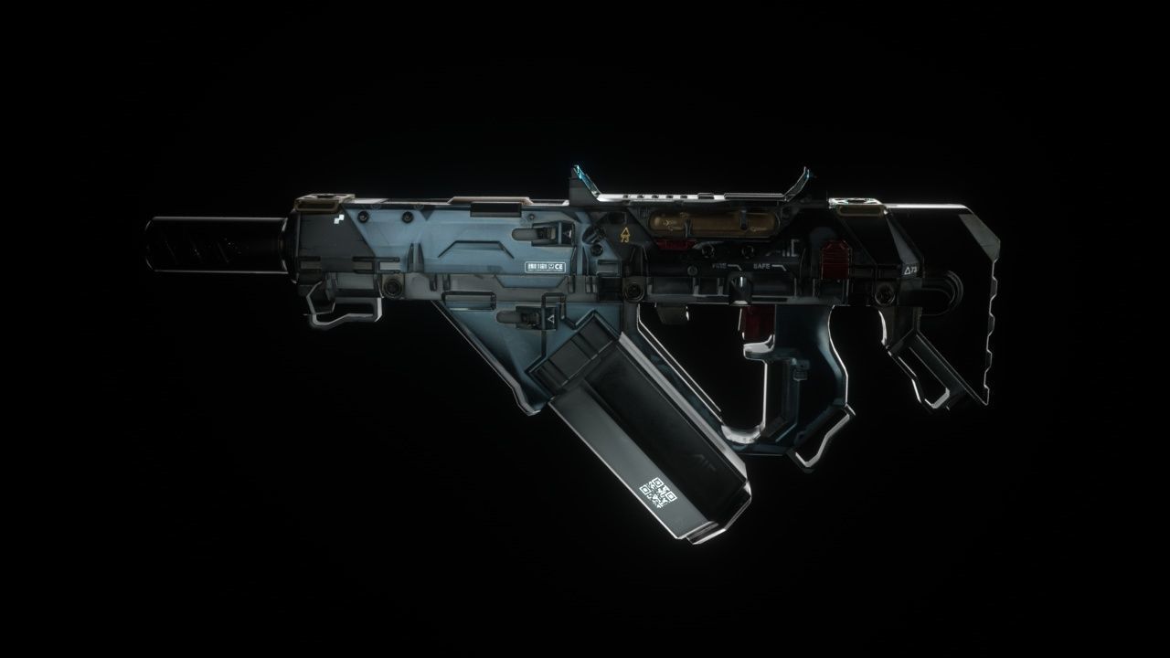 3D model AIC Modular SMG Gun VR / AR / low-poly | CGTrader