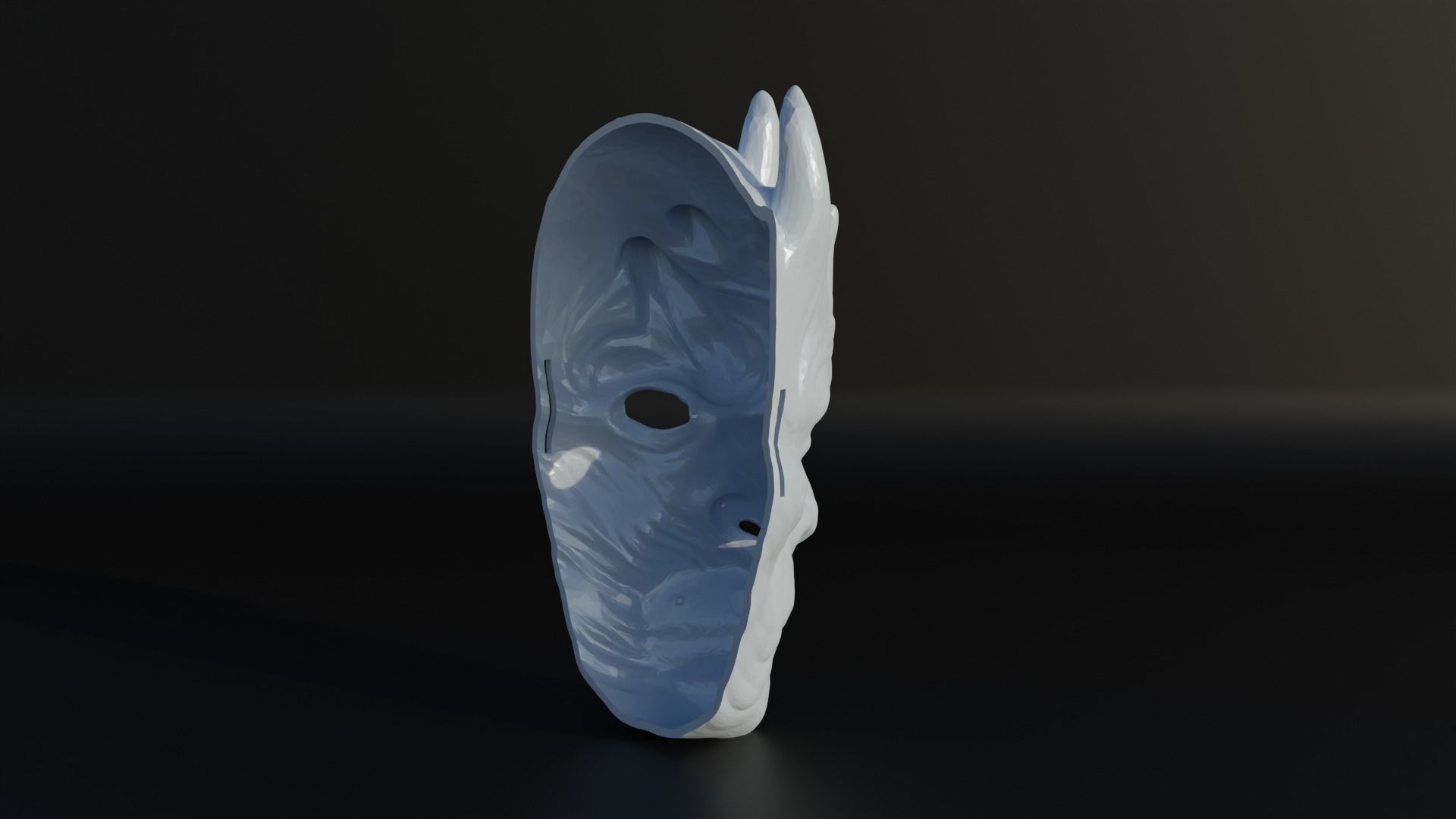 Night King Face Mask - Cosplay Mask 3D model 3D printable | CGTrader
