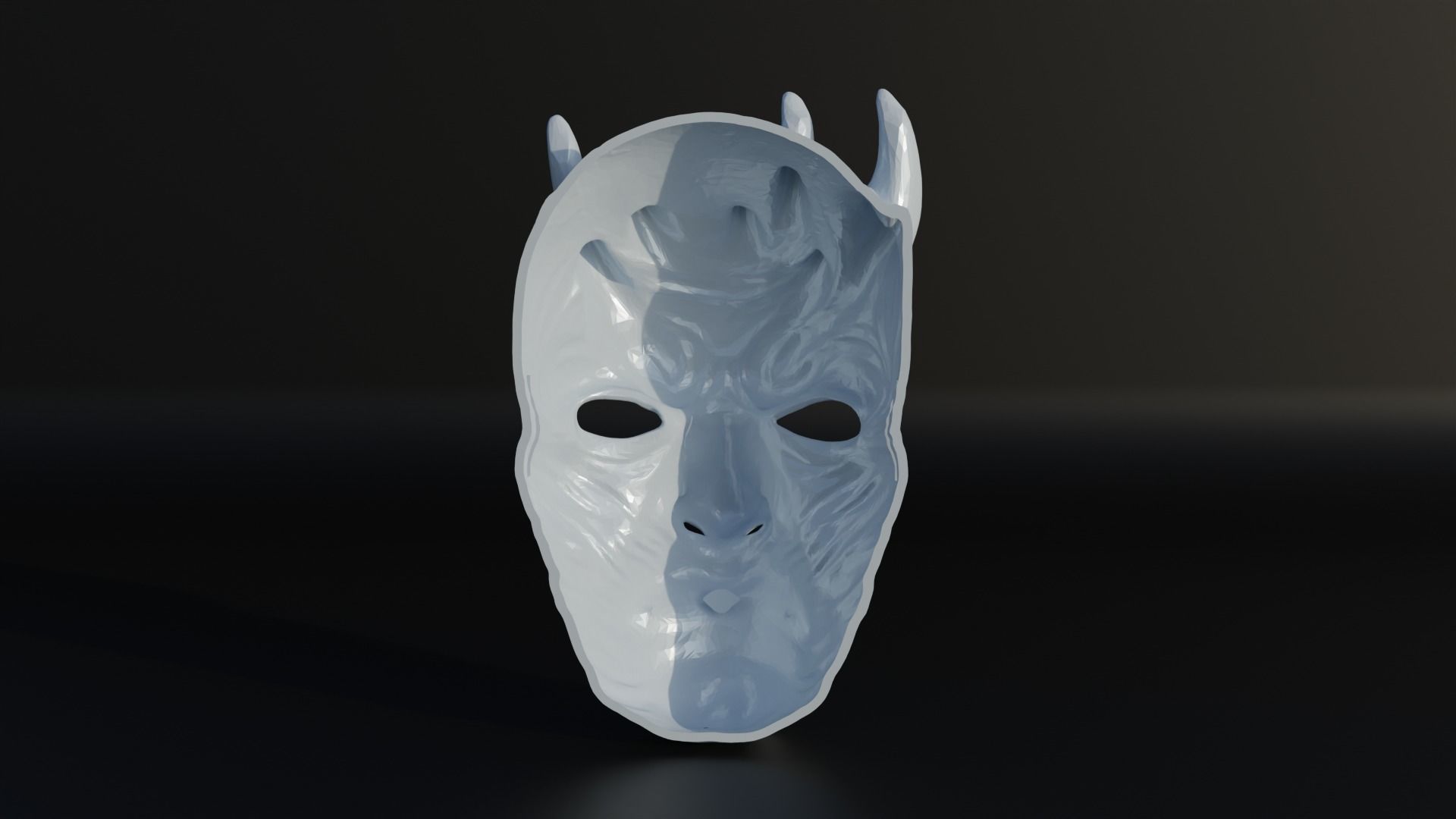 Night King Face Mask - Cosplay Mask 3D model 3D printable | CGTrader